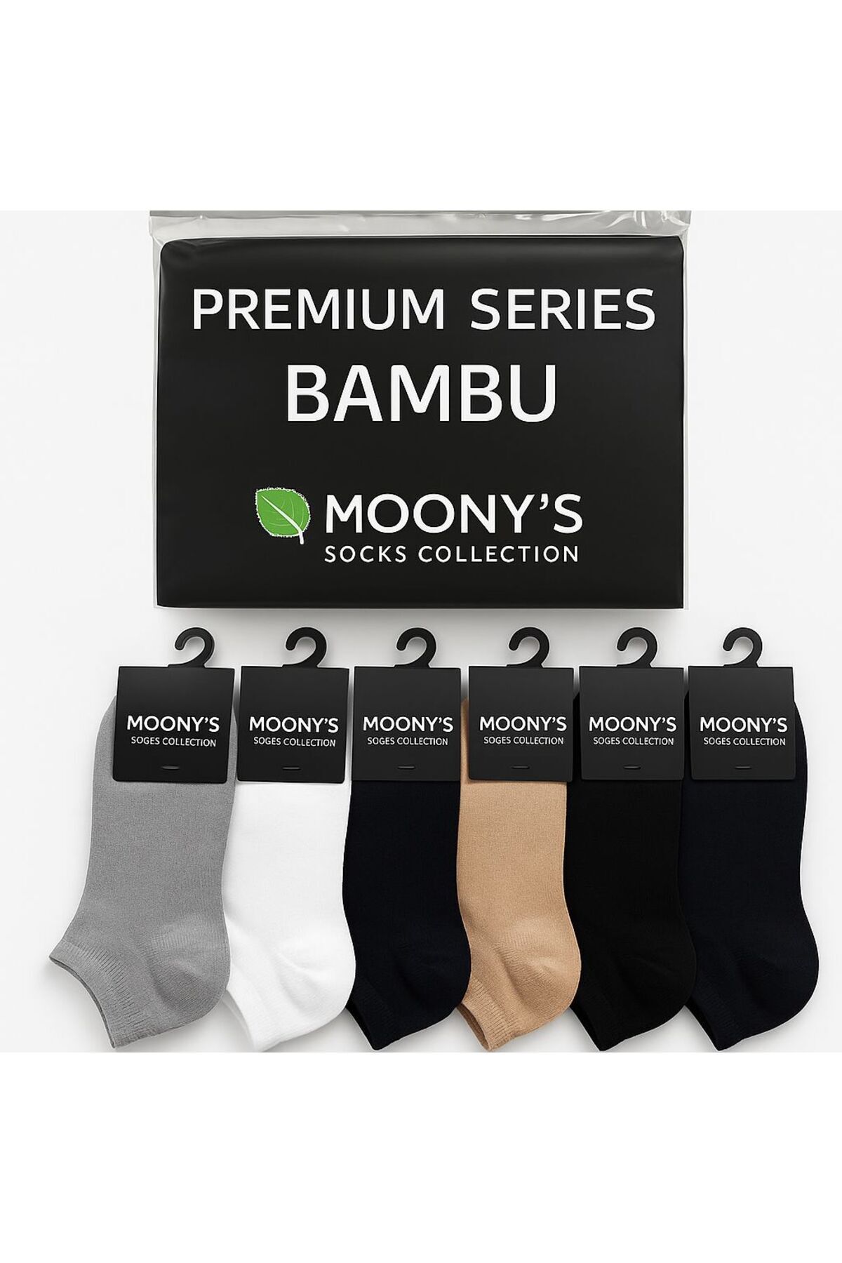 Moonys Socks Collection Premium Seri Erkek Bambu Çorap Seti 6'lı - Özel ...