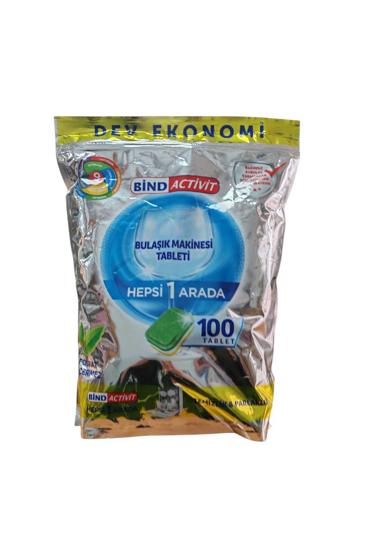 BİND Activit Hepsi 1 Arada 100 Tablet Bulaşık Makinesi Tableti - Fiyatı ...