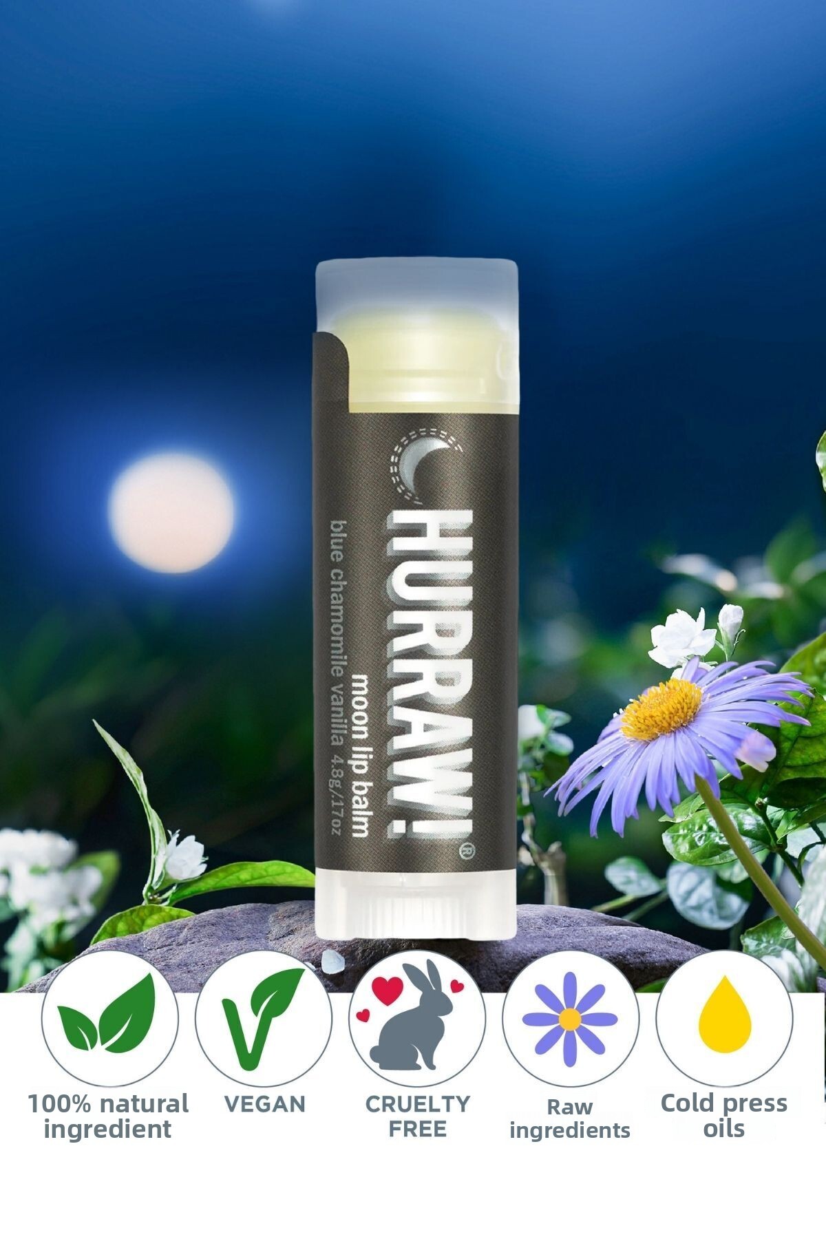 Hurraw Moon Lip Balm - Night- Trendyol