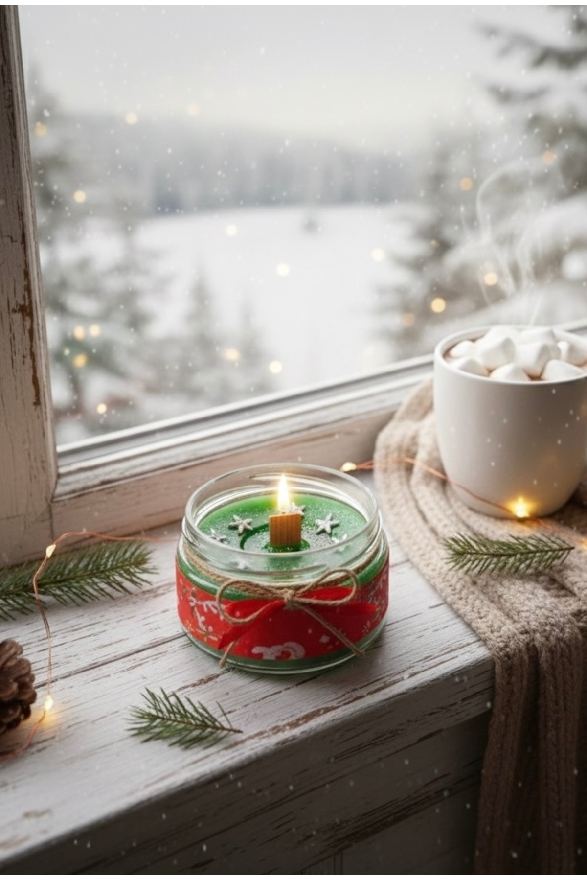 Trend Mum Christmas Yeni Yıl Dekoratif Parfüm Kokulu Mum , Yılbaşı Mumu ...