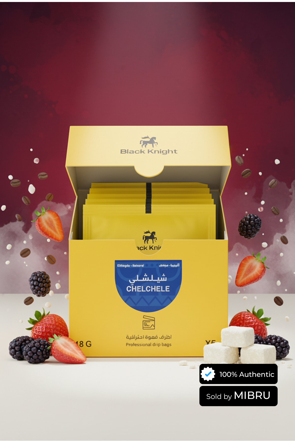 Black Knight Chelchele Ethiopia Box Coffee Beans 15gX5- Trendyol