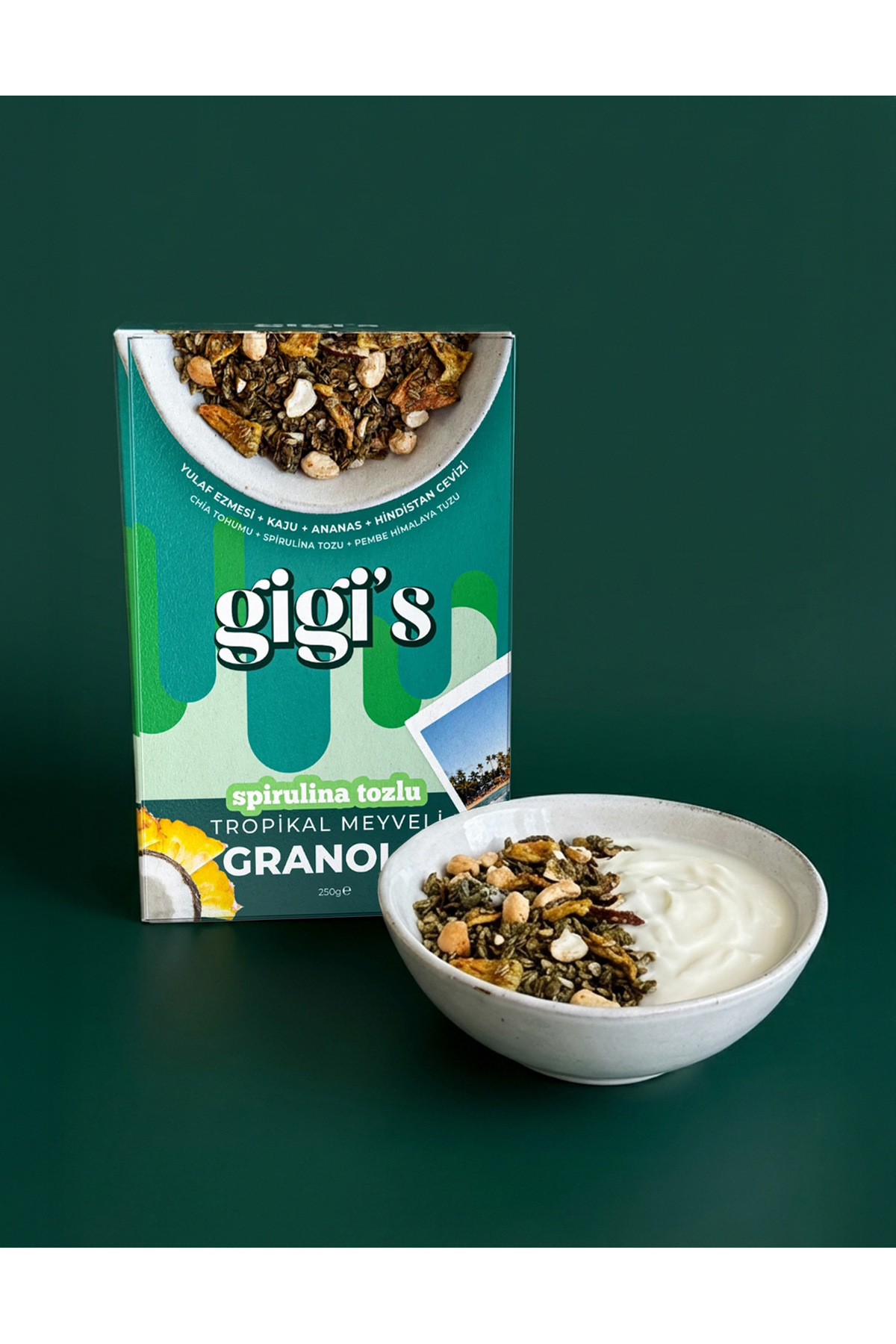 Gigis Food Glutensiz Rafine Şeker İlavesiz - Tropikal Meyveli Granola ...