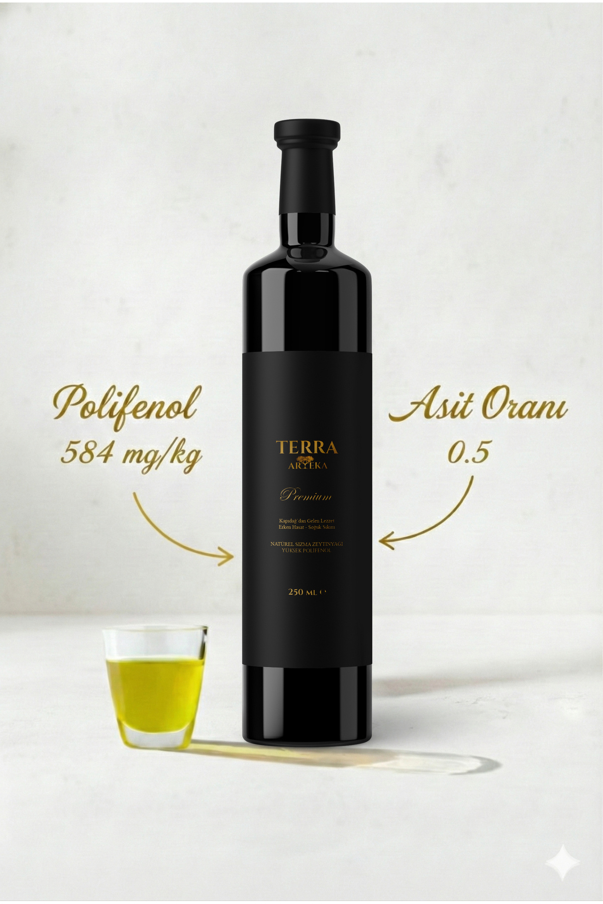 Terra Arteka 2025 Sezon Erken Hasat Zeytinyağı 250ml - Fiyatı, Yorumları