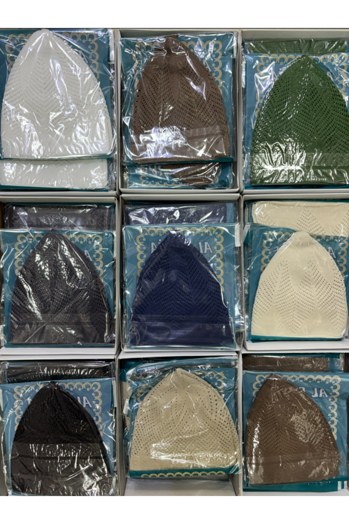 Muensu 20 bucăți de turban pentru rugăciune în culori mixte, turban ...