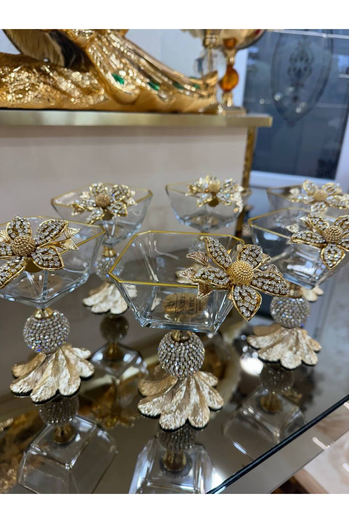 Niyara home Dondurma takimi 6 adet set Gold - Fiyatı, Yorumları