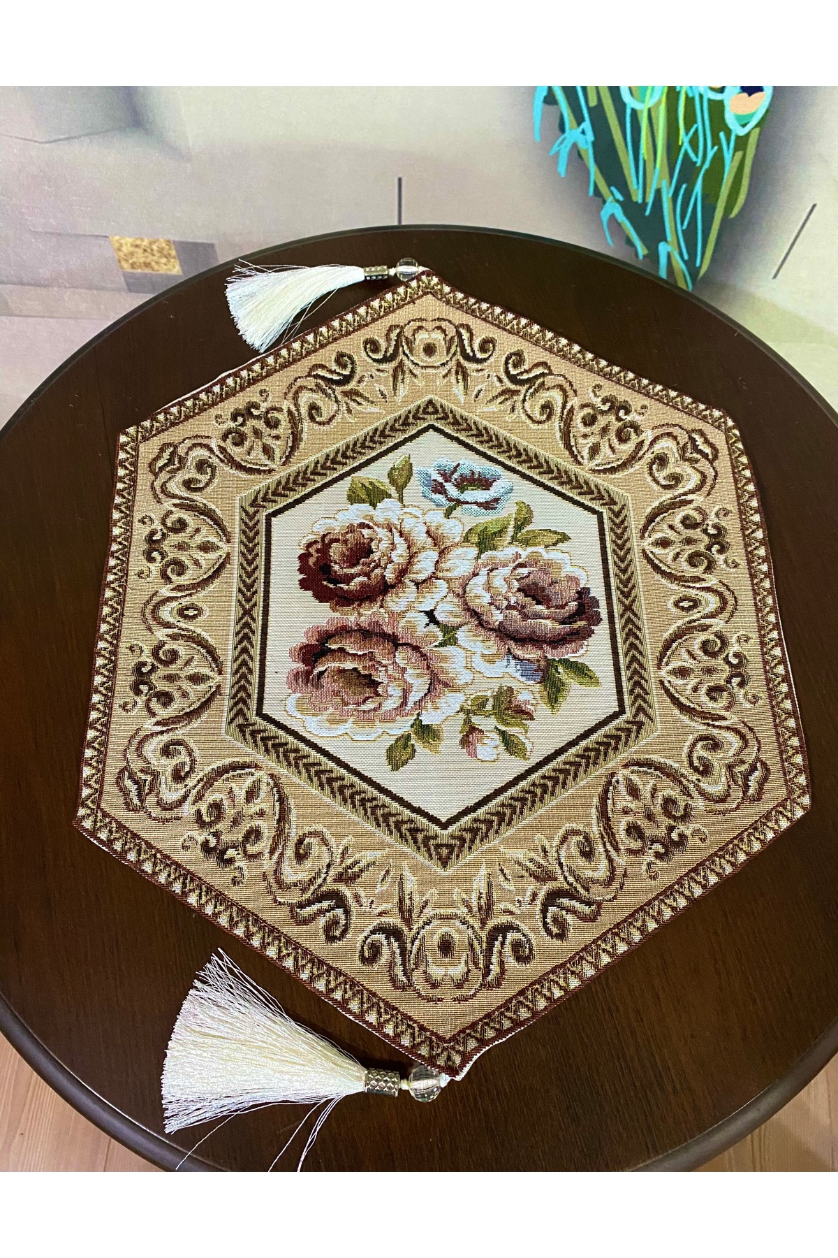 MYHOMEGOBLEN Goblen sehpa örtüsü 35x45 - Fiyatı, Yorumları