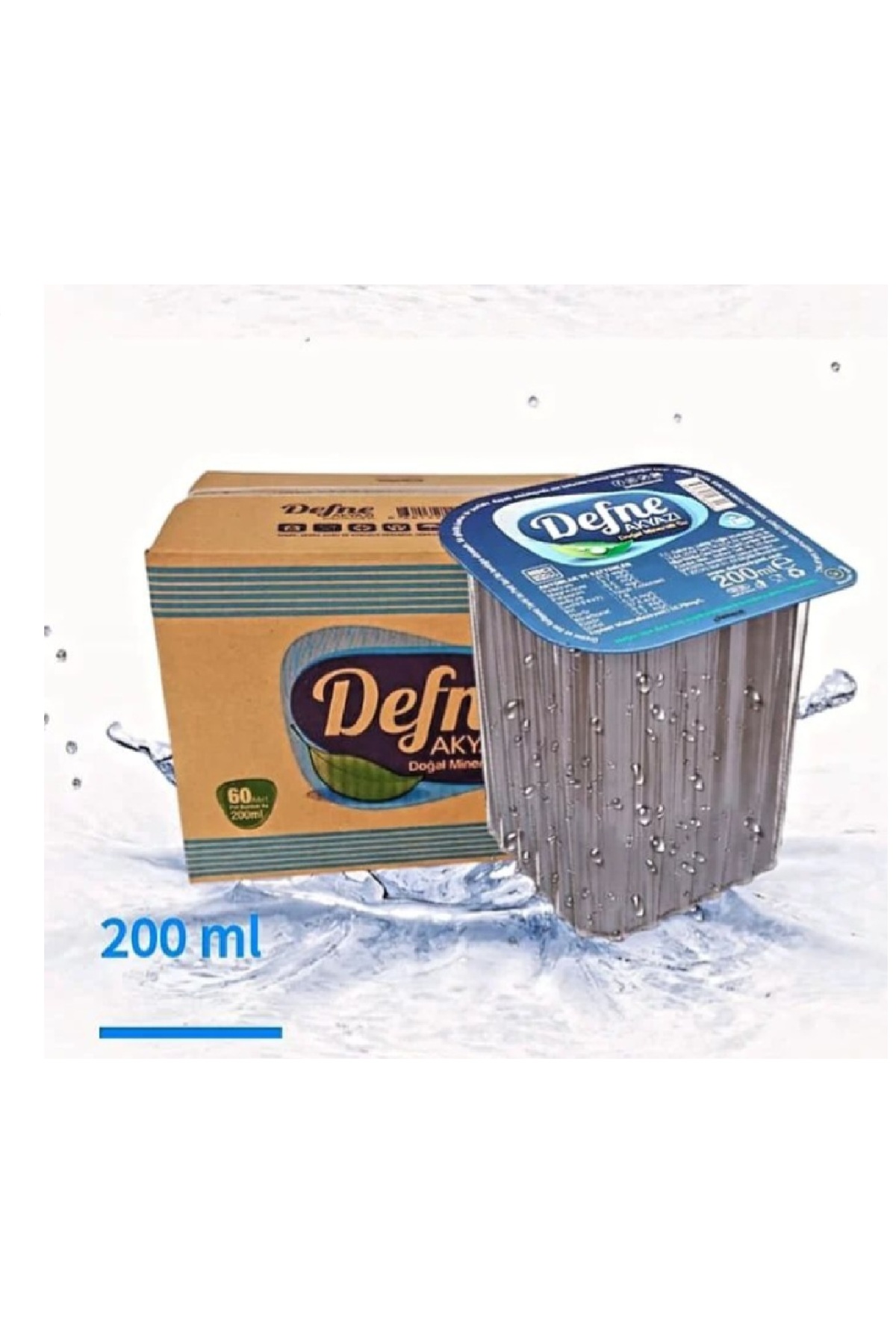 Defne Bardak Su 60x200 ml (1 Koli) - Fiyatı, Yorumları