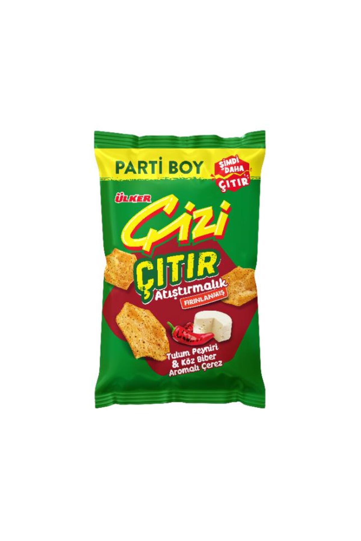 Ülker ÇİZİ ÇITIR - Tulum Peyniri&Köz Biber Aromalı - Parti Boy - 160 ...