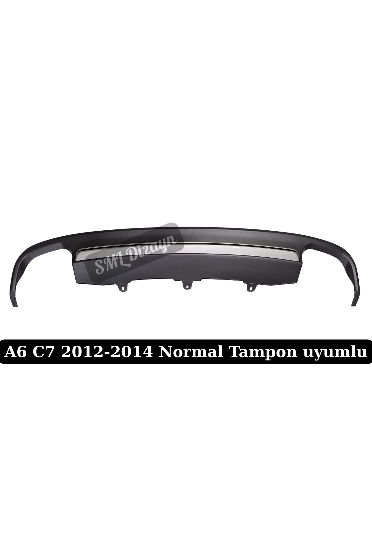 SML Dizayn 2012-2013-2014 Audi A6 C7 Difüzör Difizör Standart Tampon ...