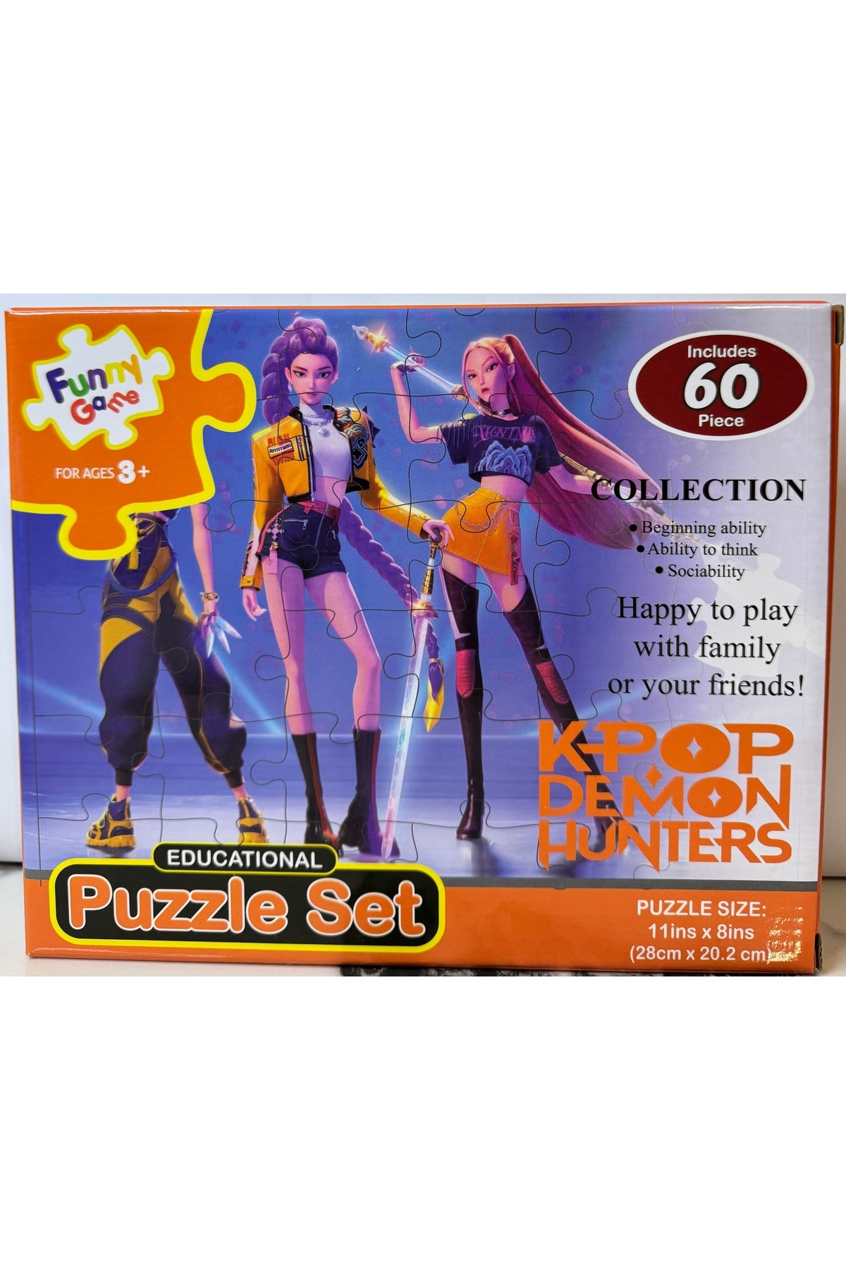 K-POP KPOP PUZZLE HUNTRIX DEMON HUNTERS 60 PIECES DEMON HUNTERS- Trendyol