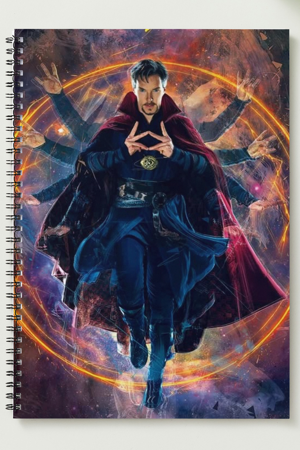BLACKONECLASS DR STRANGE A5 Metal Spiralli Çizgisiz kalın bristol Kapak ...