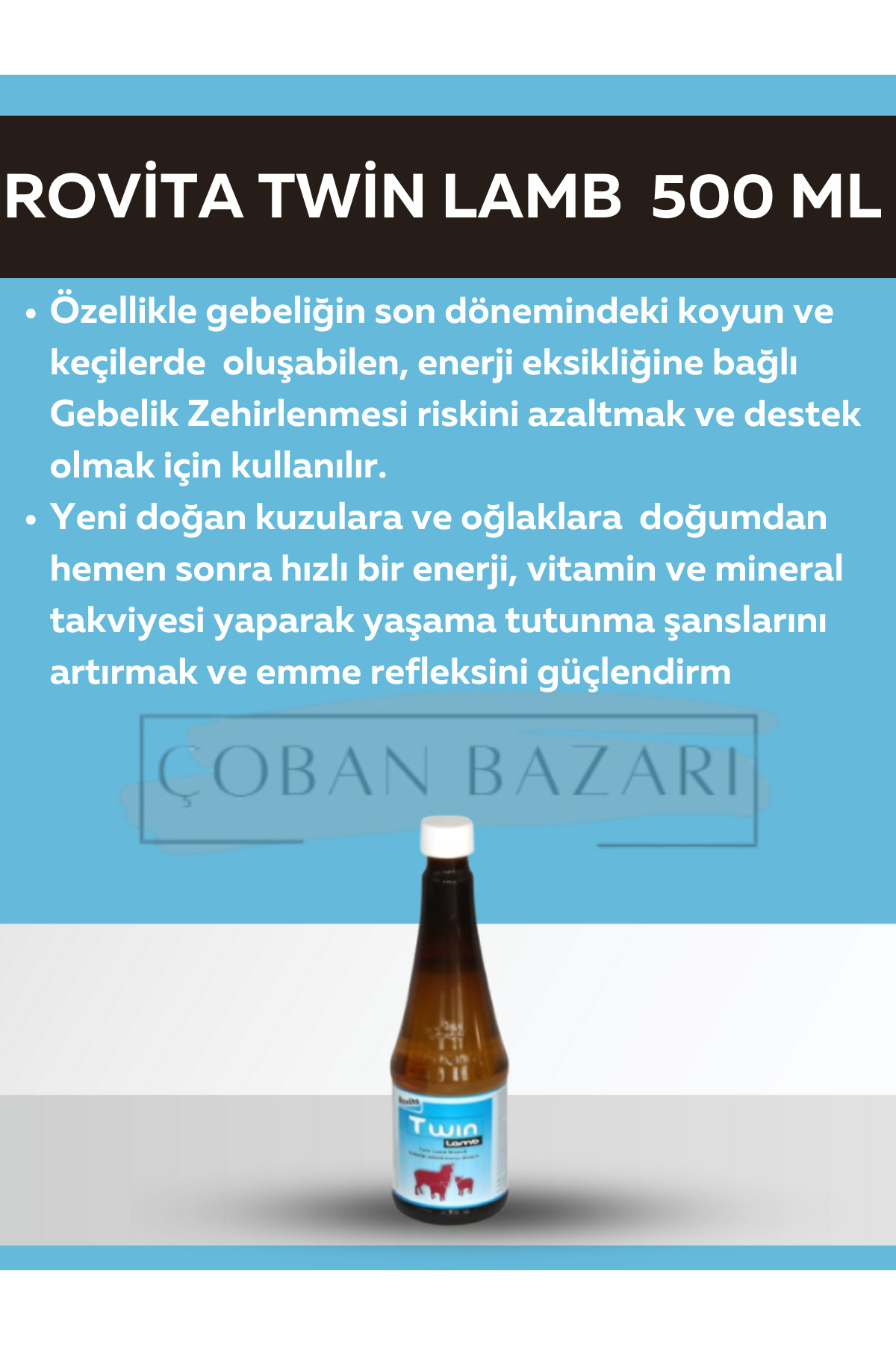 Royal İlaç Royal Rovita Twin Lamb 500 ML - Fiyatı, Yorumları