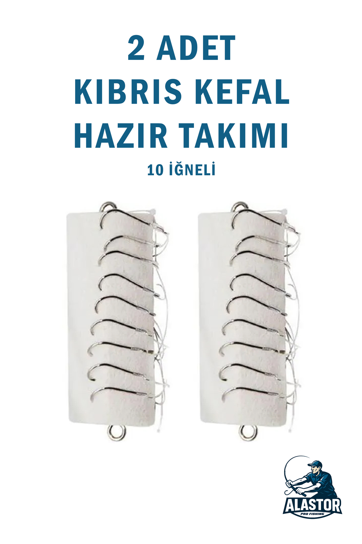 ALASTOR Hazır Kıbrıs Kefal Olta İğnesi 10 İğneli Kefal Hazır Takımı ...