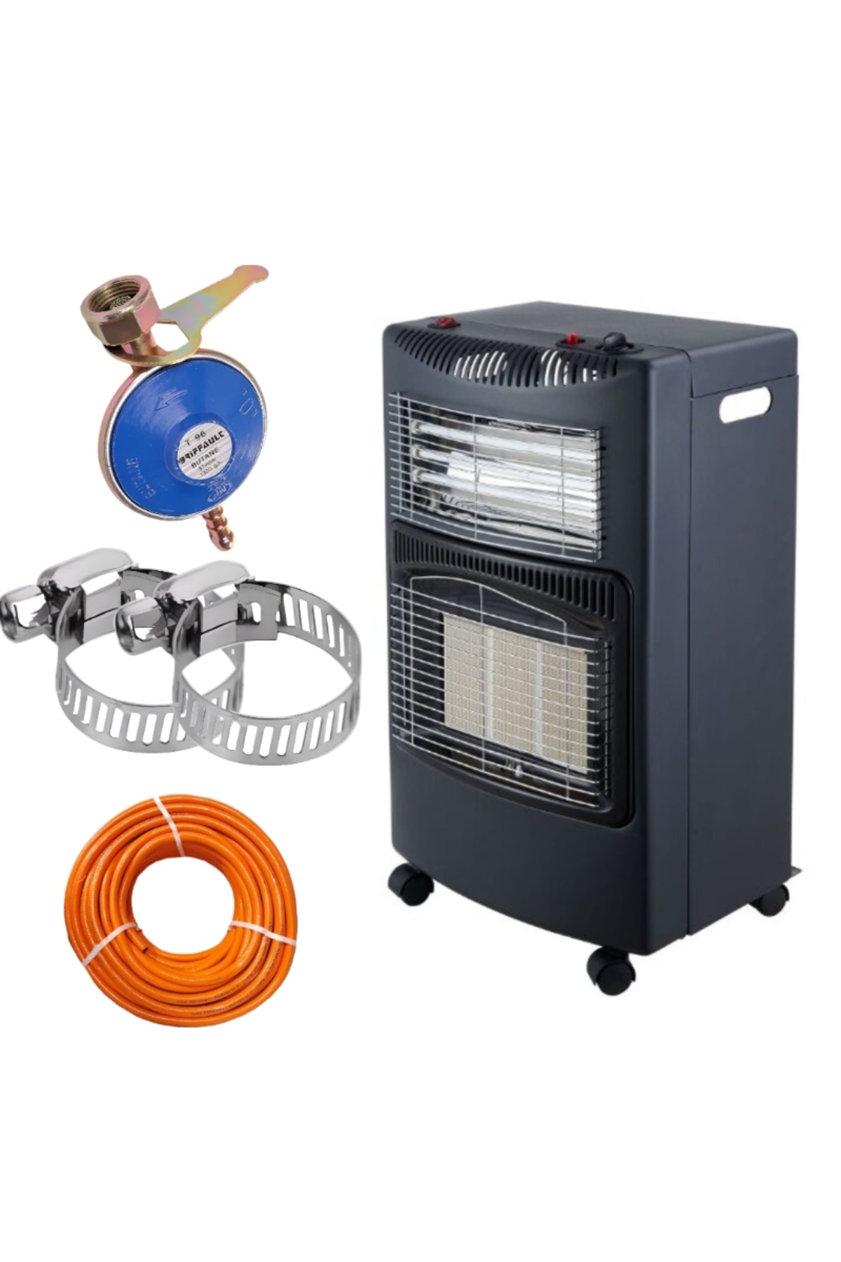 hoffmans Soba pe Gaz si Electrica Sigura - 4200W, Butelie GPL/Butan ...