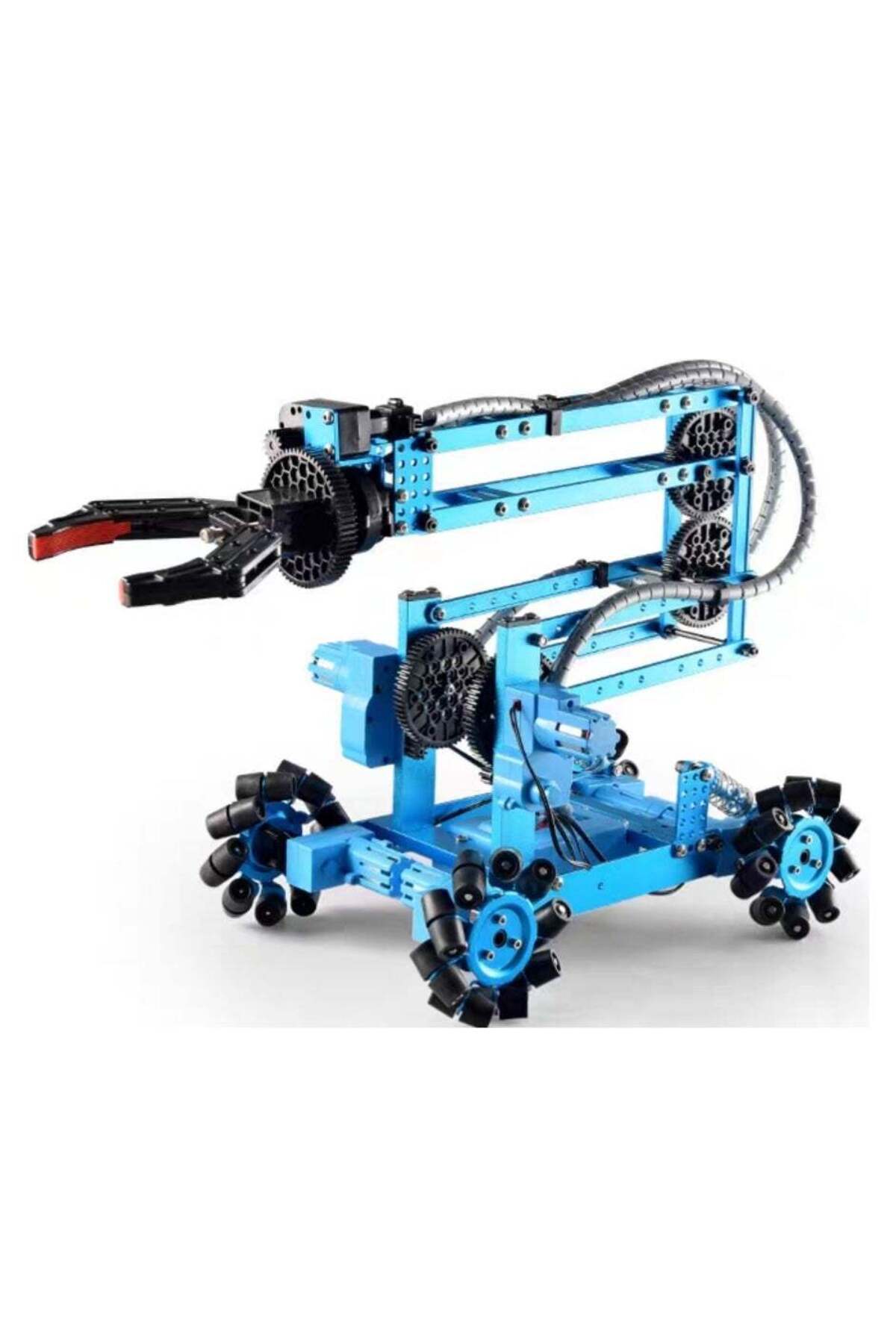 Arduino Alloy Robotic Arm Car With Omnidirectional Wheels Ai ...