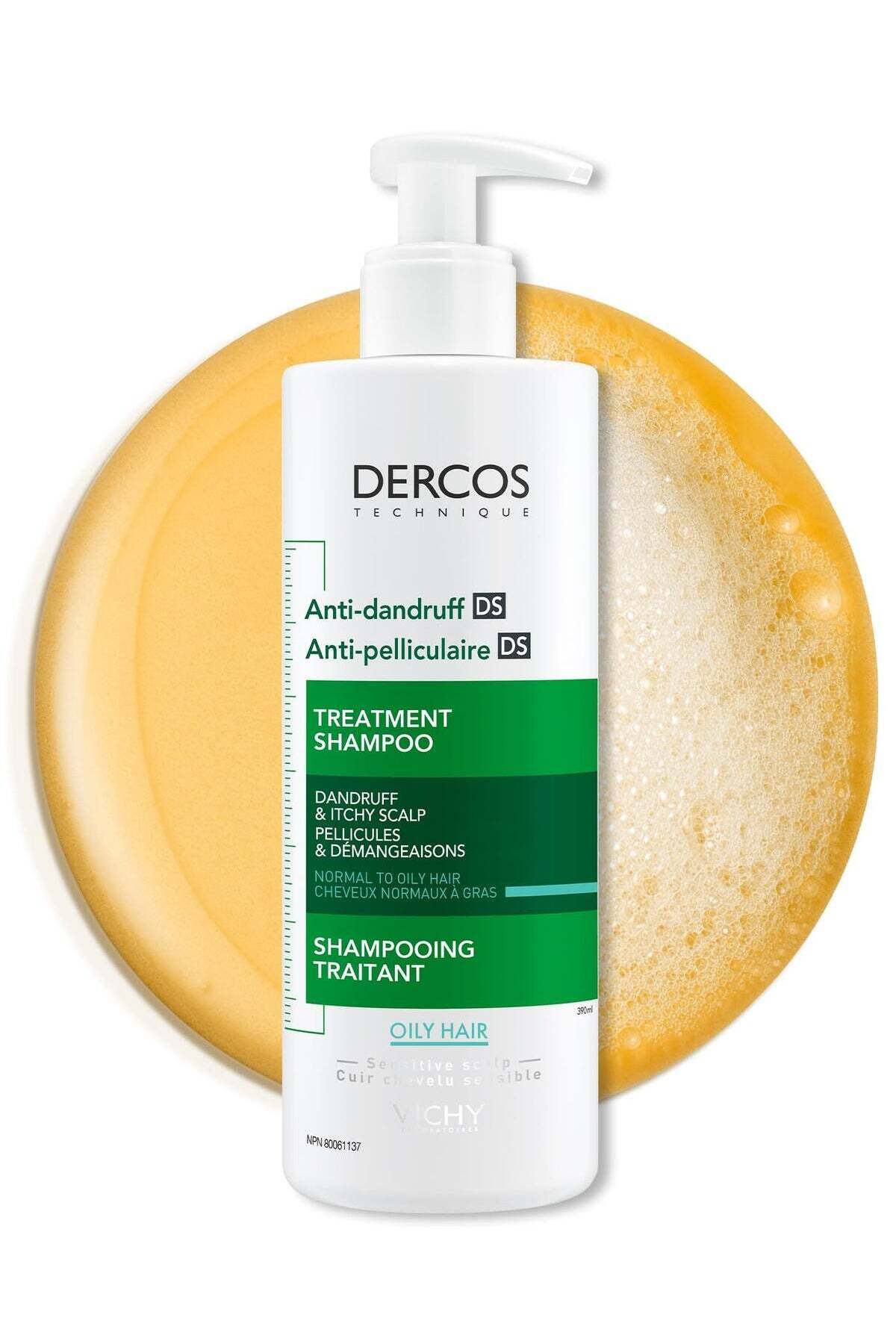 DERCOS TECHNIQUE Dercos Anti-Dandruff DS Treatment Shampoo for ...