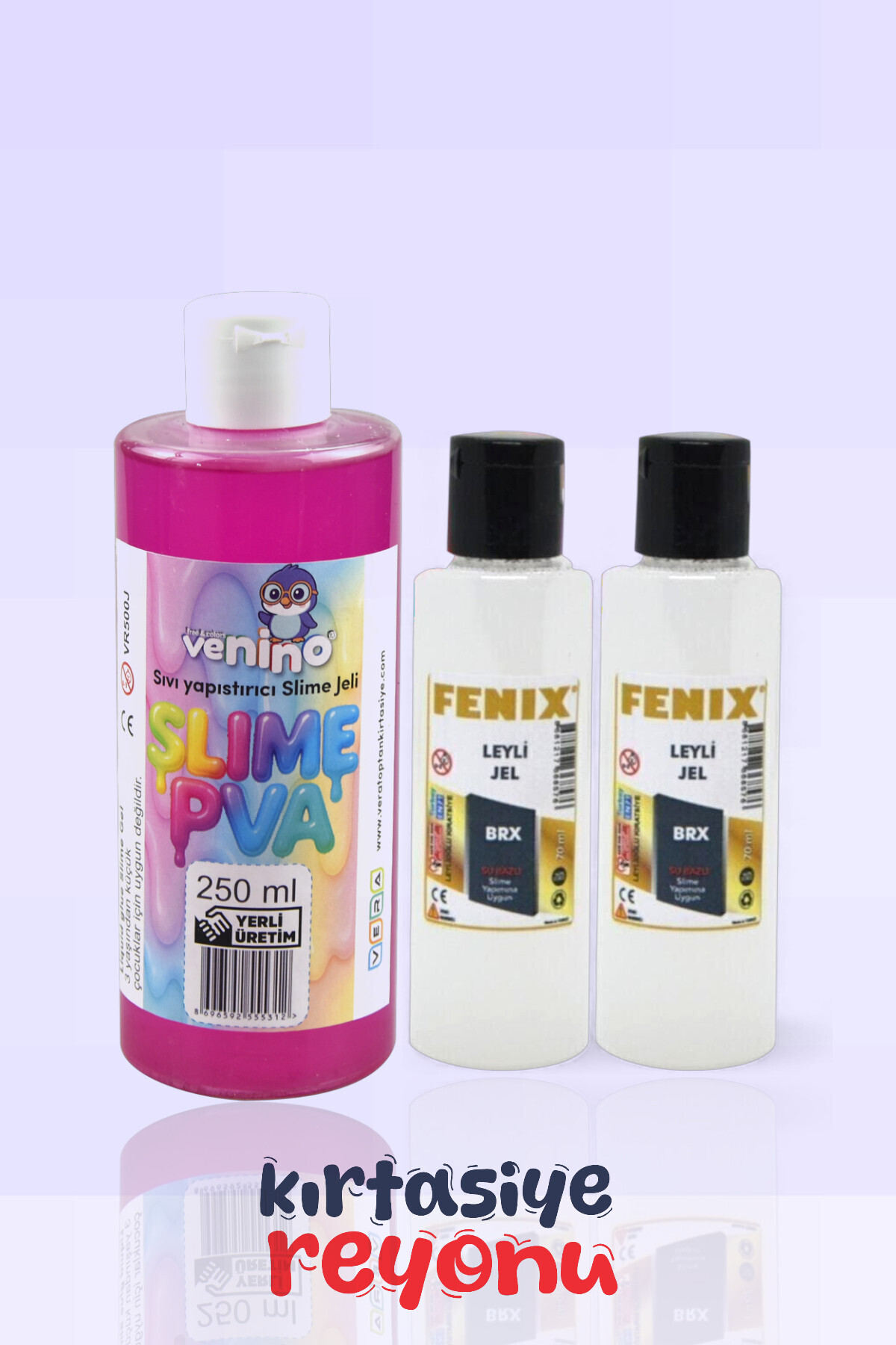 venino free & colors Venino 250 Ml Slime Yapım Jeli Neon Pembe Slime ...