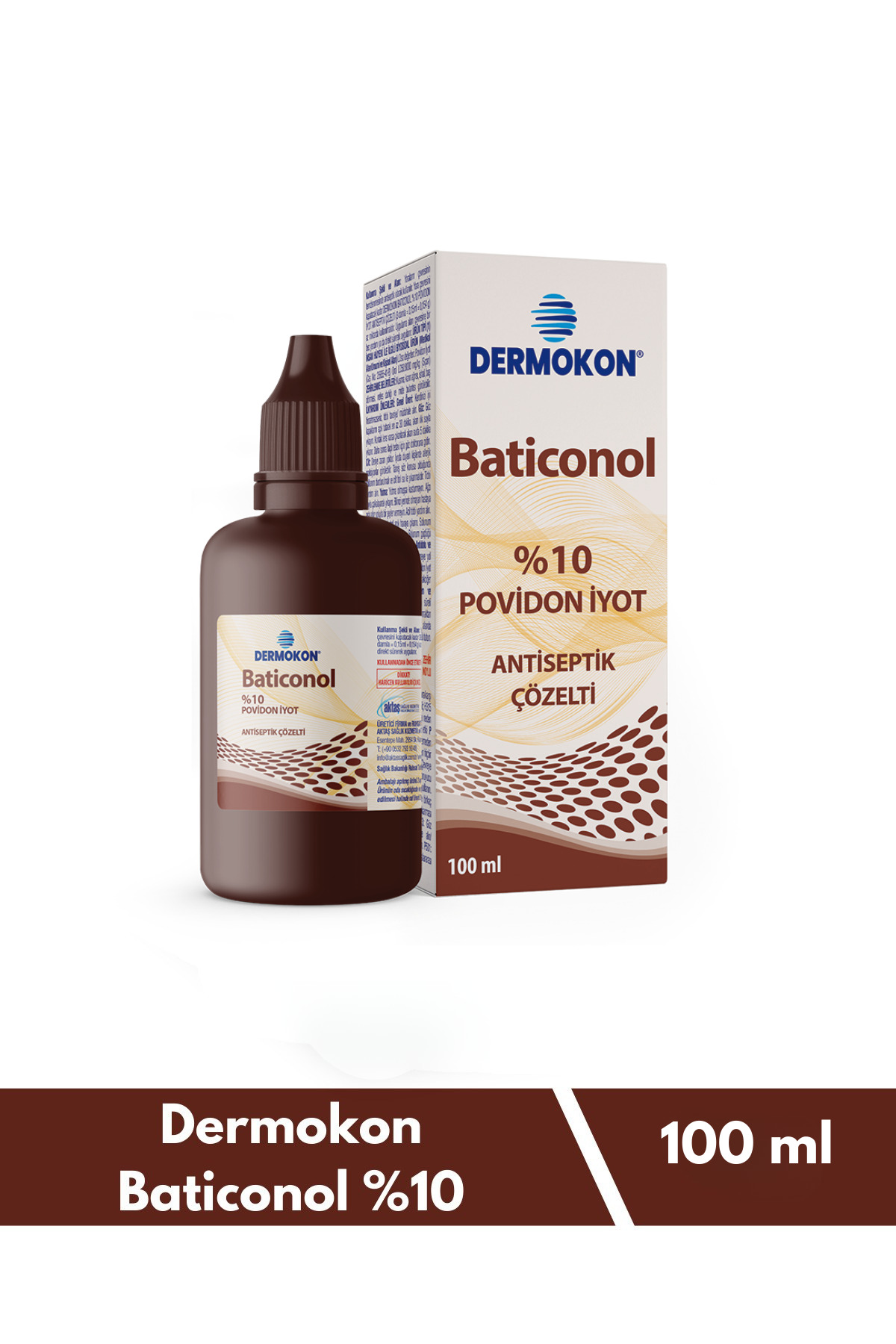 Dermokon Baticonol Povidon Iyot %10 Antiseptik Çözelti 100 ml - Fiyatı ...