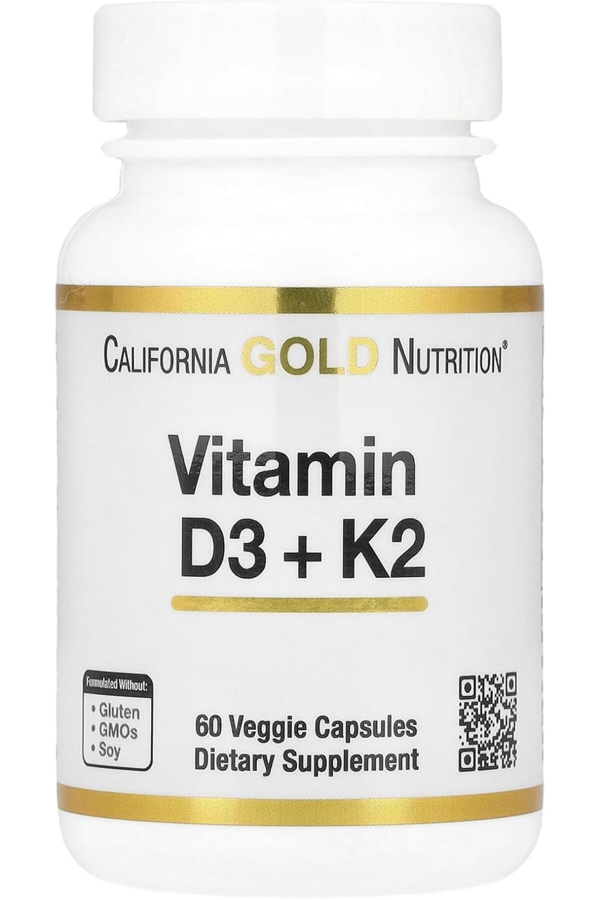 California Gold Nutrition Vitamin D3 + K2 60 Veggie Caps - Fiyatı ...