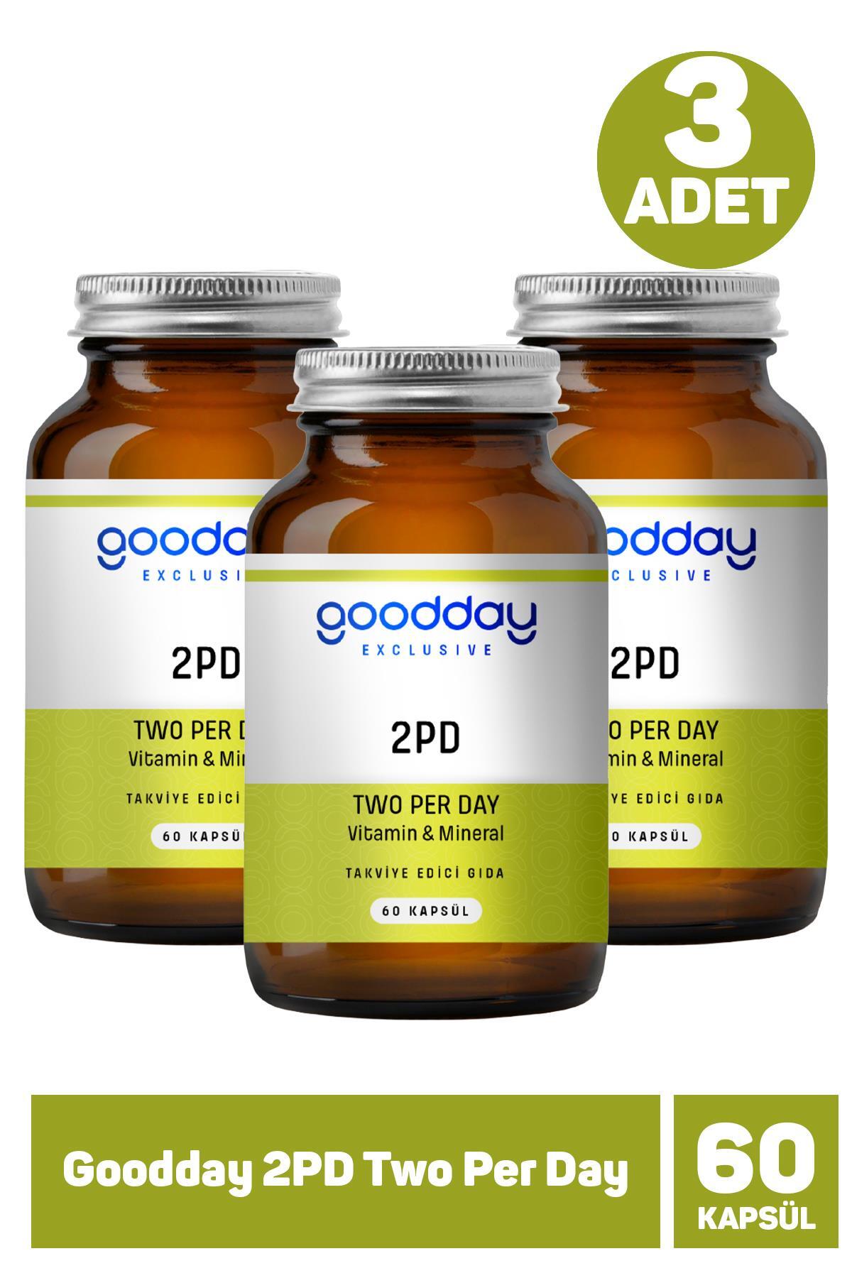 ASFSTORE Goodday 2PD Two Per Day 60 Kapsül 3 Adet - Fiyatı, Yorumları