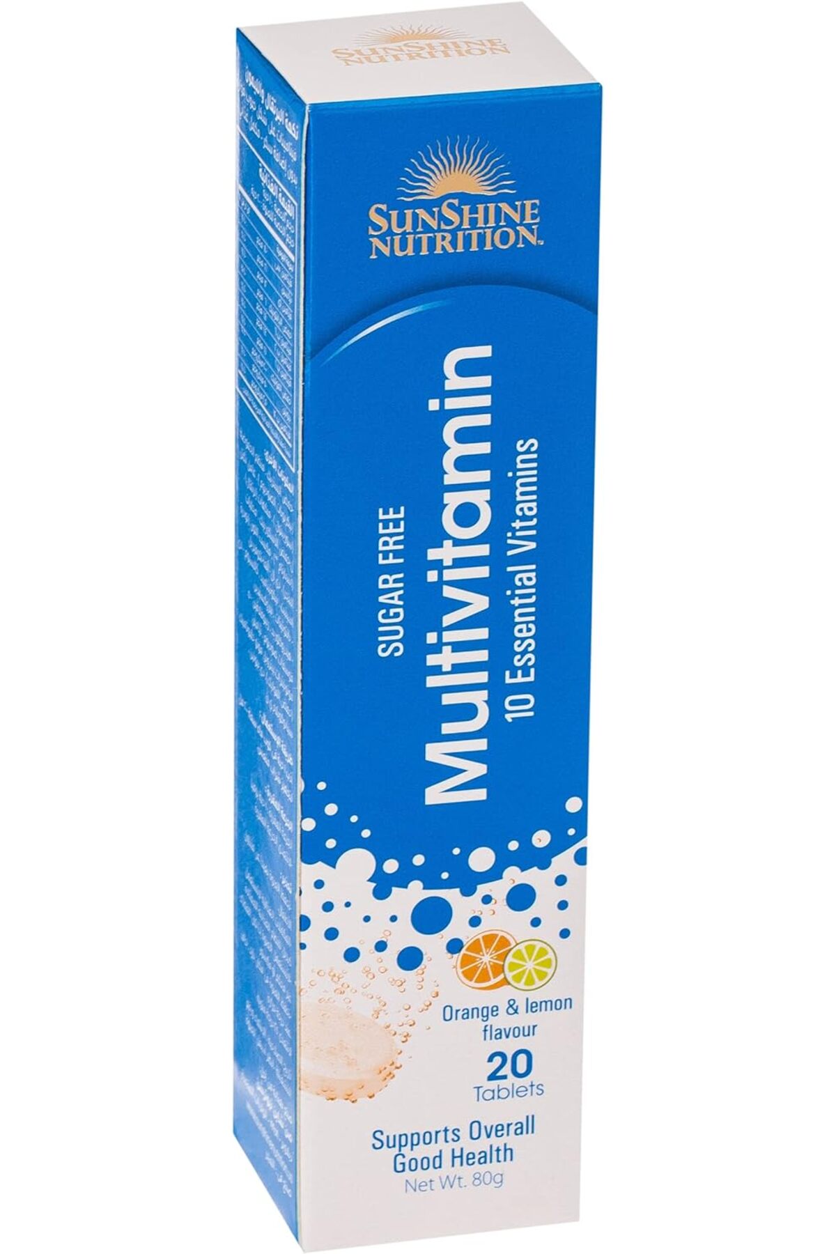 Sunshine Nutrition أقراص متعددة الفيتامينات بنكهة البرتقال والليمون ...