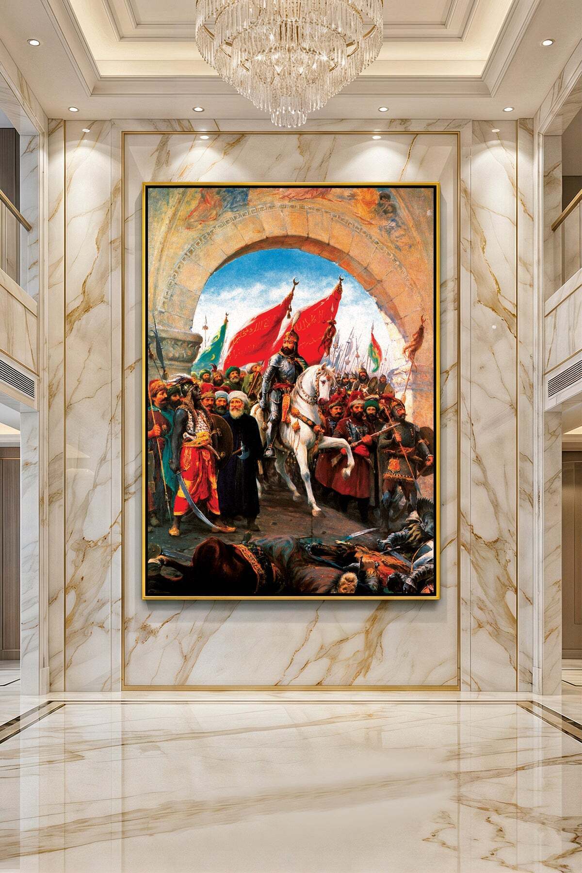 Wallivo Fausto Zonaro İstanbul’un Fethi Fatih Sultan Mehmet Gold Metal ...