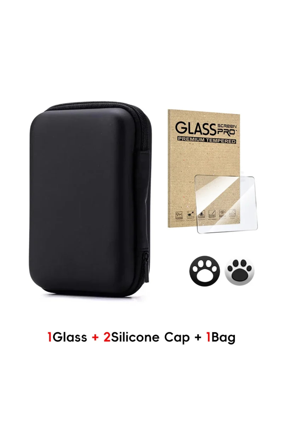 Choice 4 in 1 6 IN 1 Glass+Bag for R36S Game Console Storage Bag ...