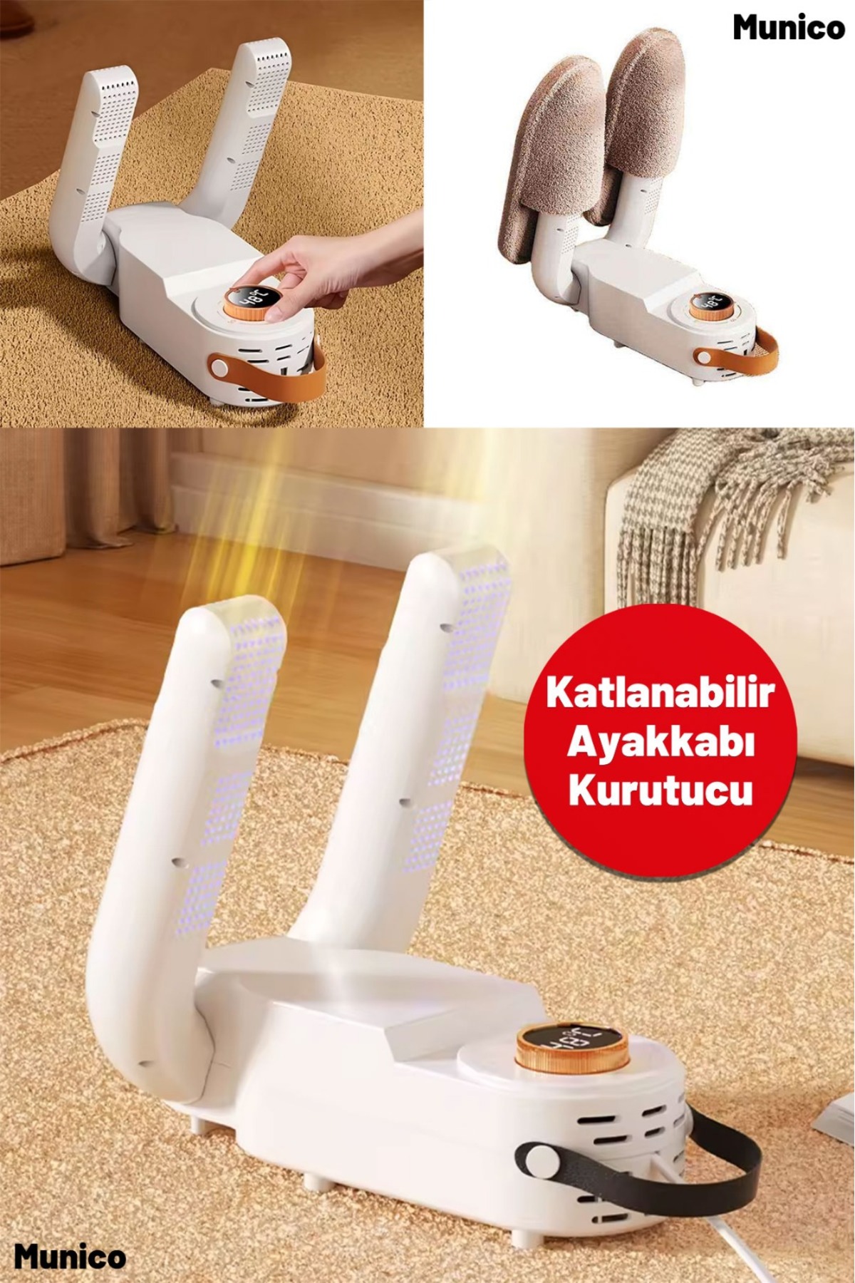 Munico Elektrikli Çizme ve Ayakkabı Kurutucu – Taşınabilir ...