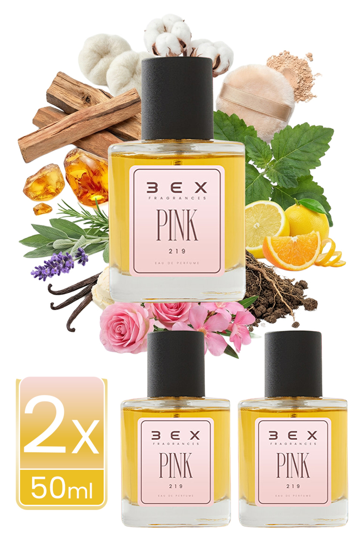 3ex 219 - Narciso Pink 2x50ml Kadın Parfüm 219 - Fiyatı, Yorumları