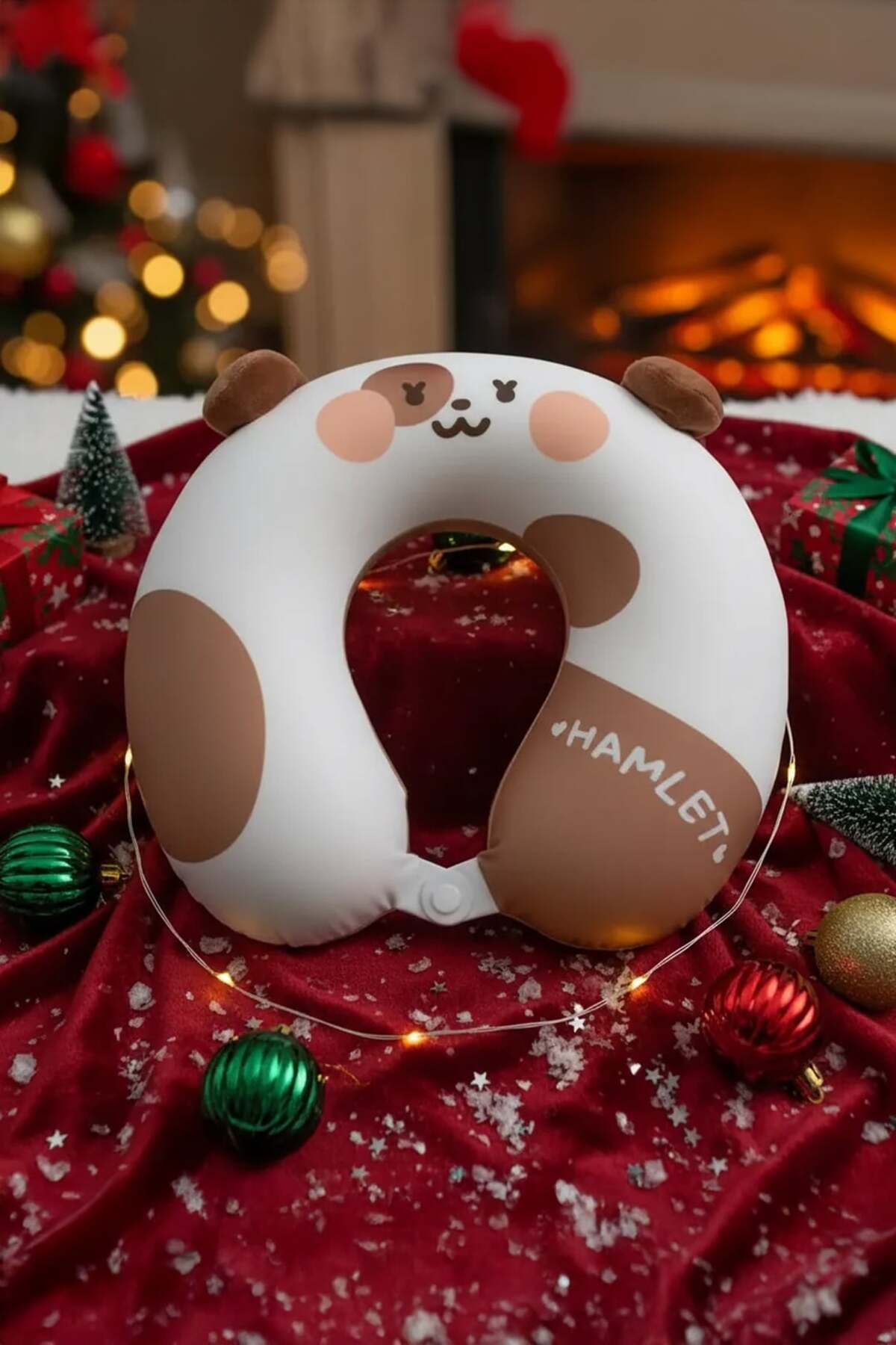 Miniso Mini Pals Serisi Hafızalı Köpük Boyun Yastığı (Hamlet Hamster ...