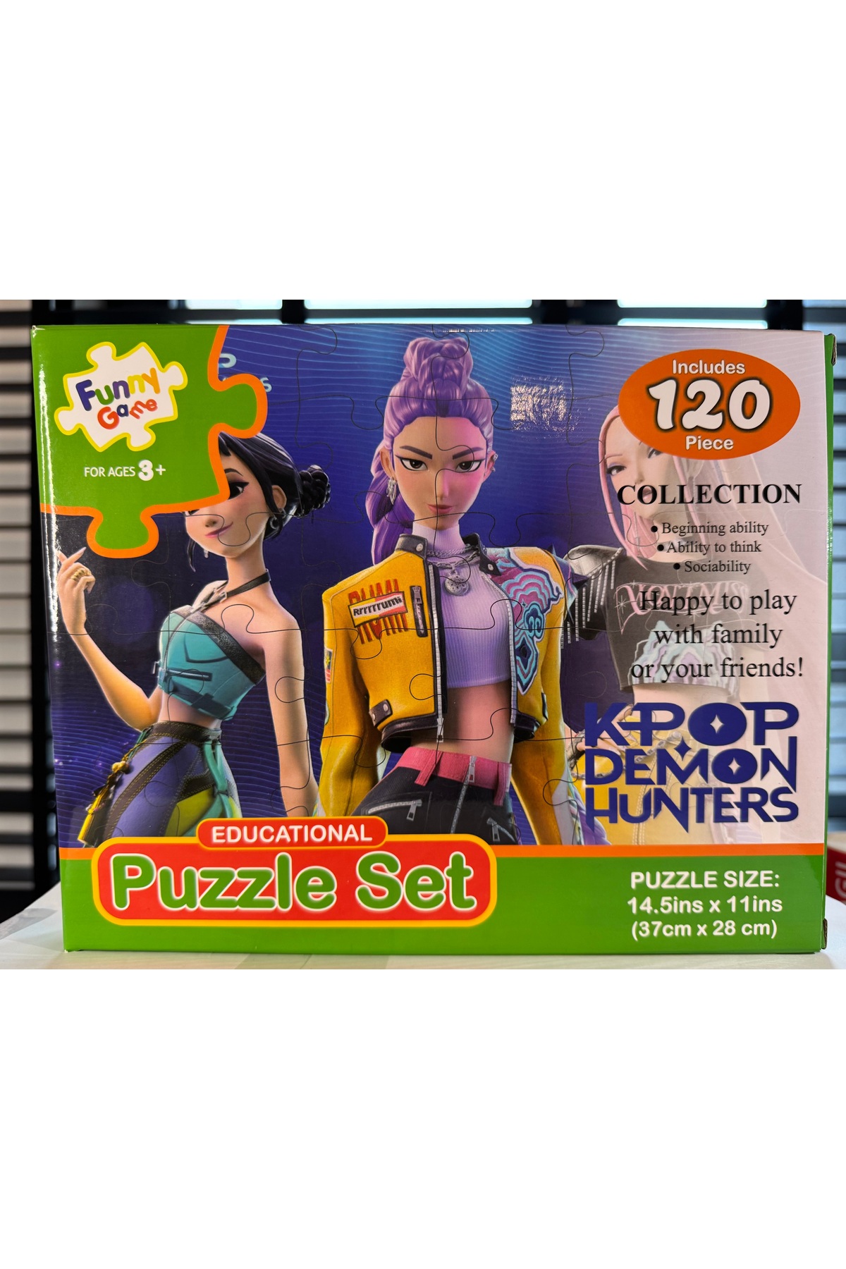 K-POP KPOP DEMON HUNTERS PUZZLE HUNTRIX DEMON HUNTERS 120 pieces- Trendyol