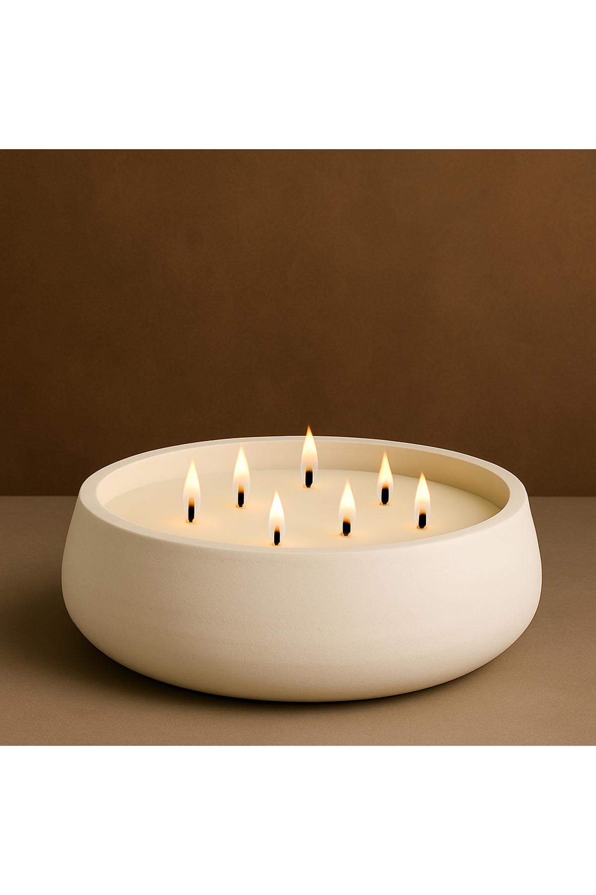 Yalda atelier Handmade Aroma Bowl Premium Çok Fitilli Kokulu Mum – (17 ...