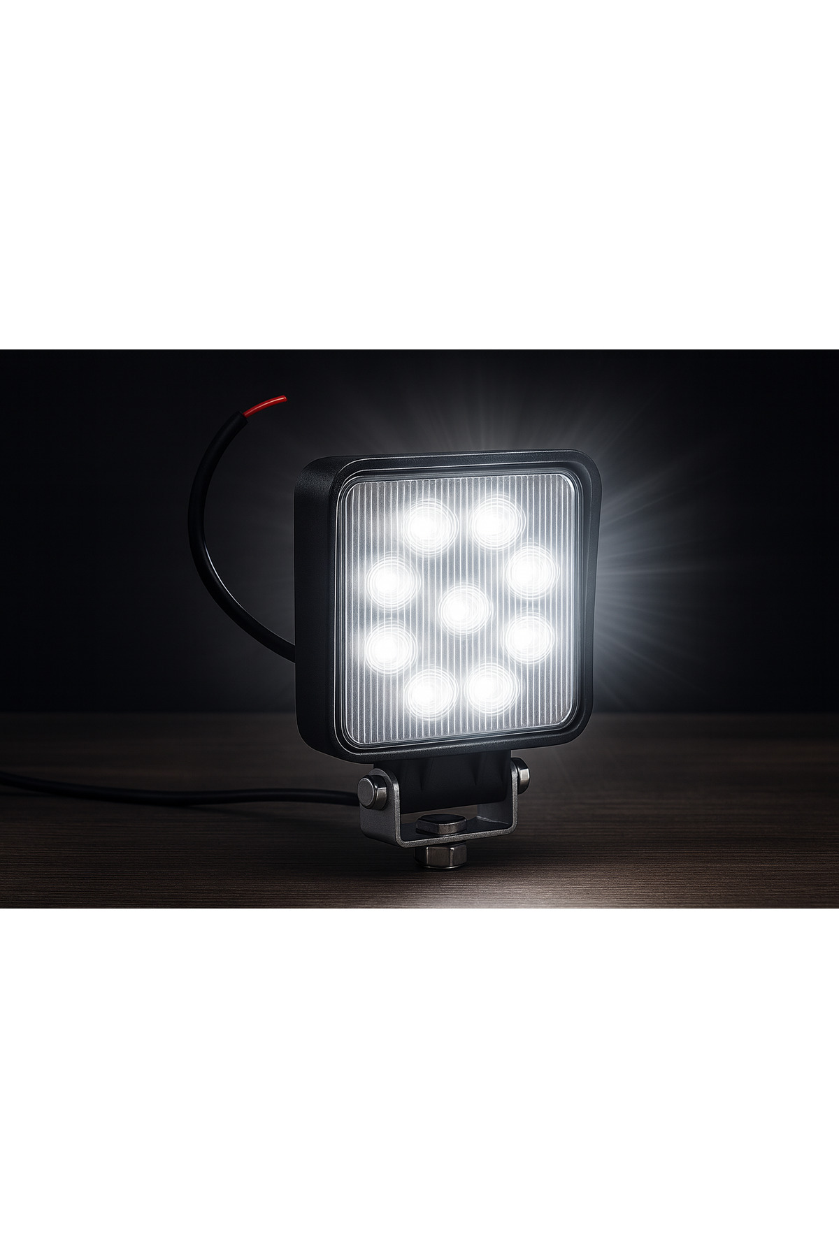 TMA MOTORS Atv-Utv ve Motosiklet Led Sis Farı Kare 12V 27W 9 LED 10-30V ...