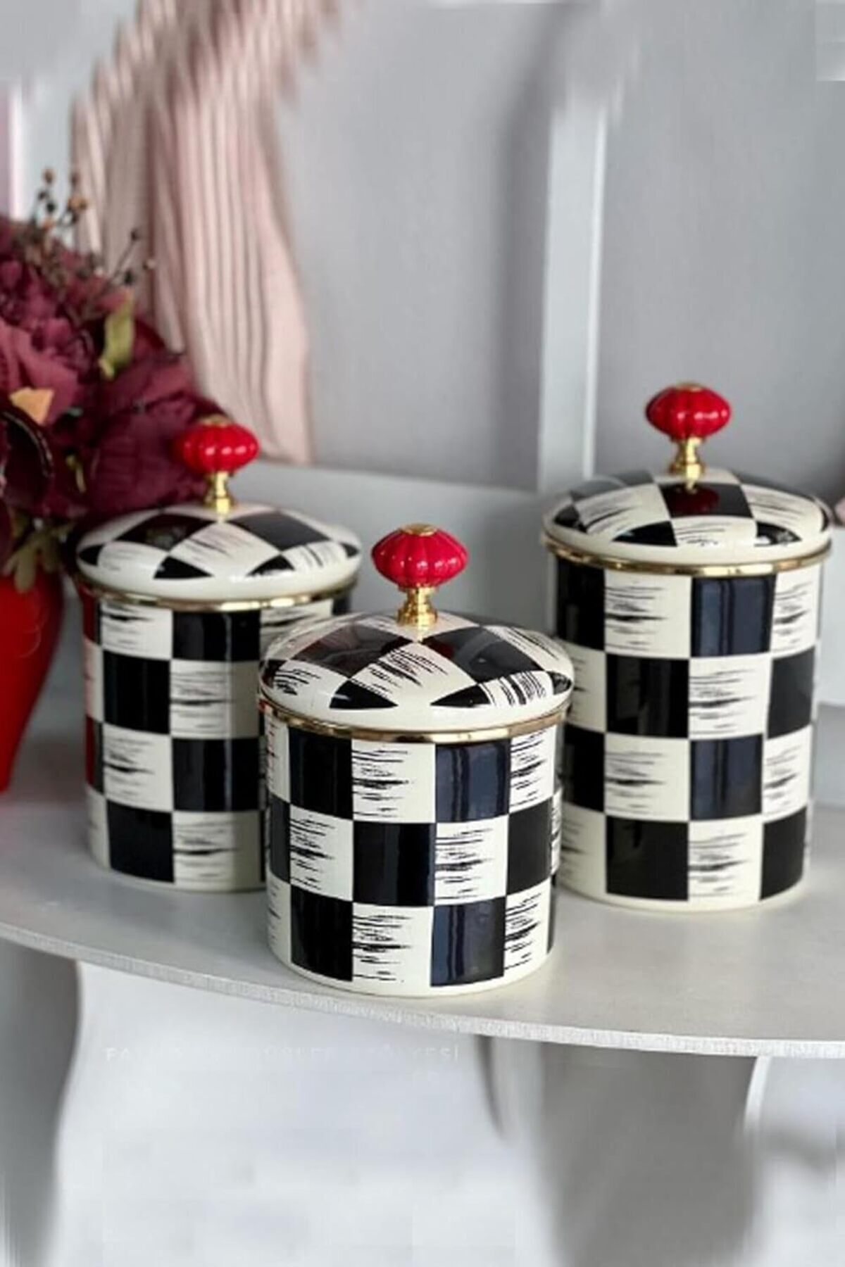 Hepta Collection Paçi 3 39;Lü Damalı Emayatlık Seti - Fiyatı, Yorumları