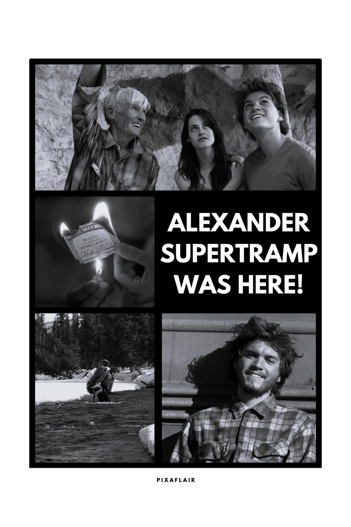 Pixaflair - Into The Wild - Alexander Supertramp - Çerçevesiz Poster ...