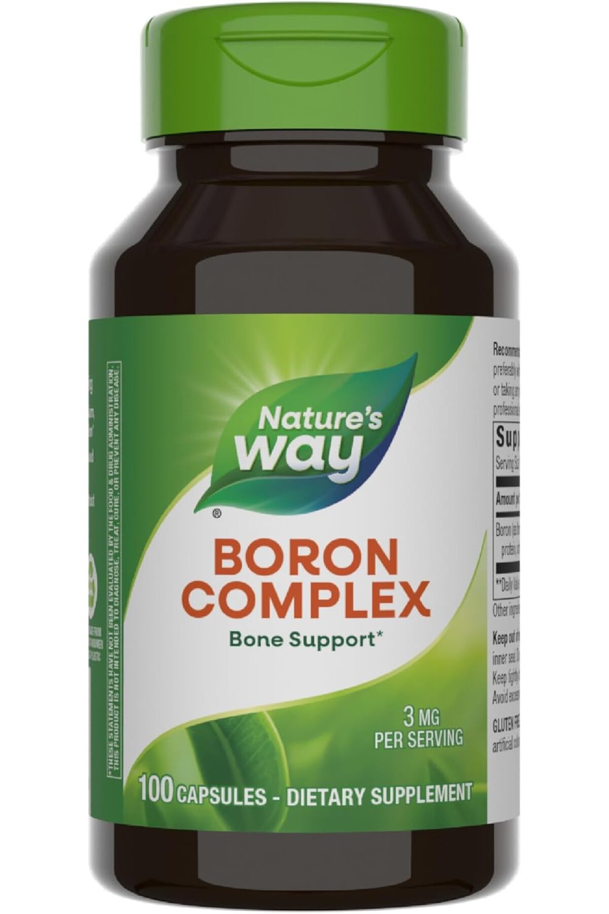Natures Way Nature's Way Boron Complex Supports Bone Health 100 Caps ...