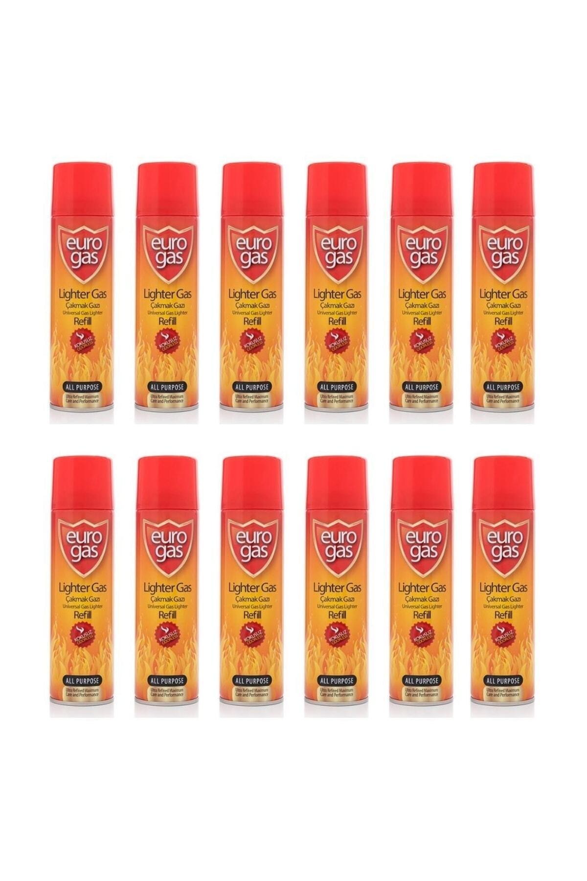 Euro Gas Eurogas Çakmak Gazı 250 Ml 12'li Set - Fiyatı, Yorumları