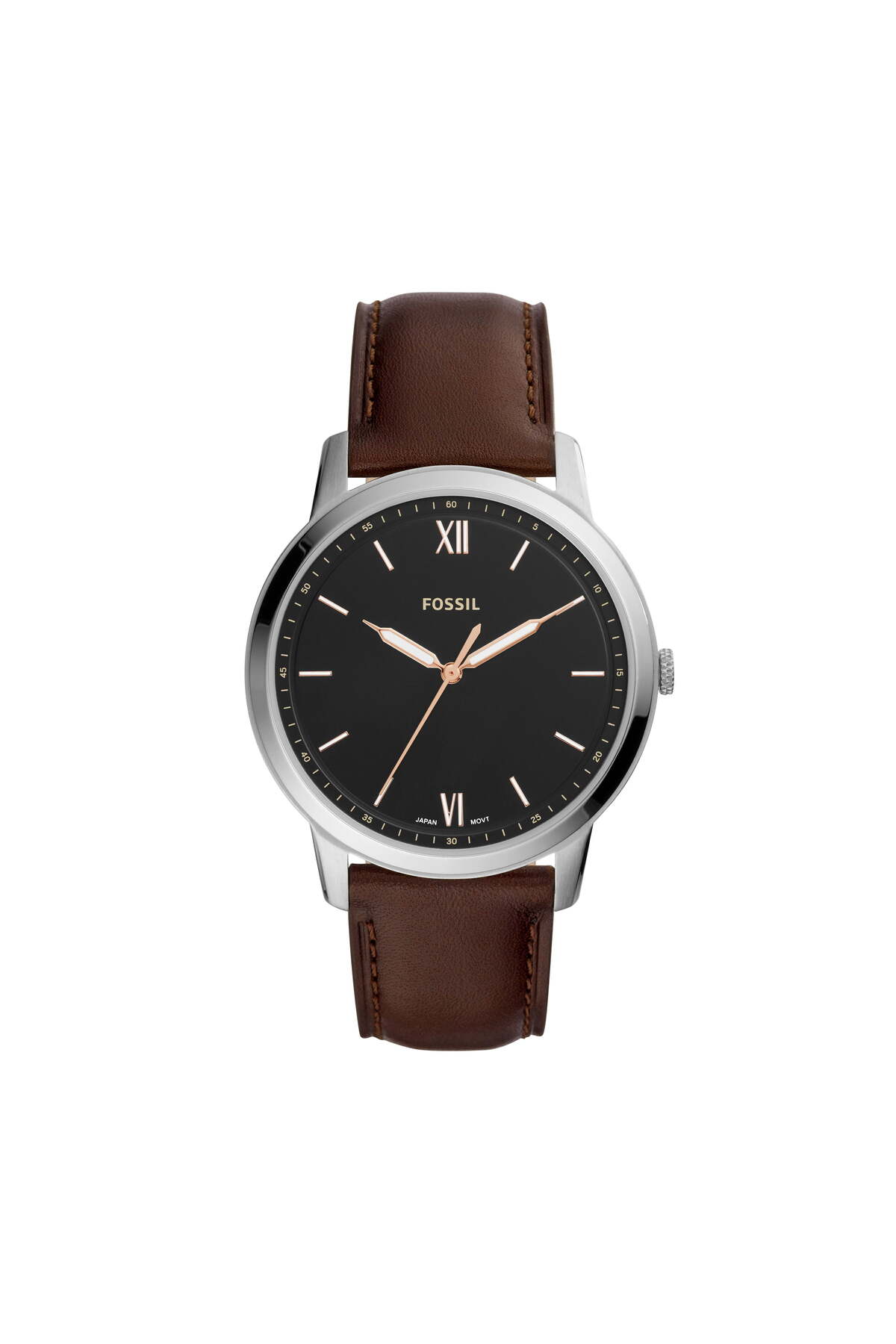 Fossil Men's Minimalist Leather Watch FS5464- Trendyol