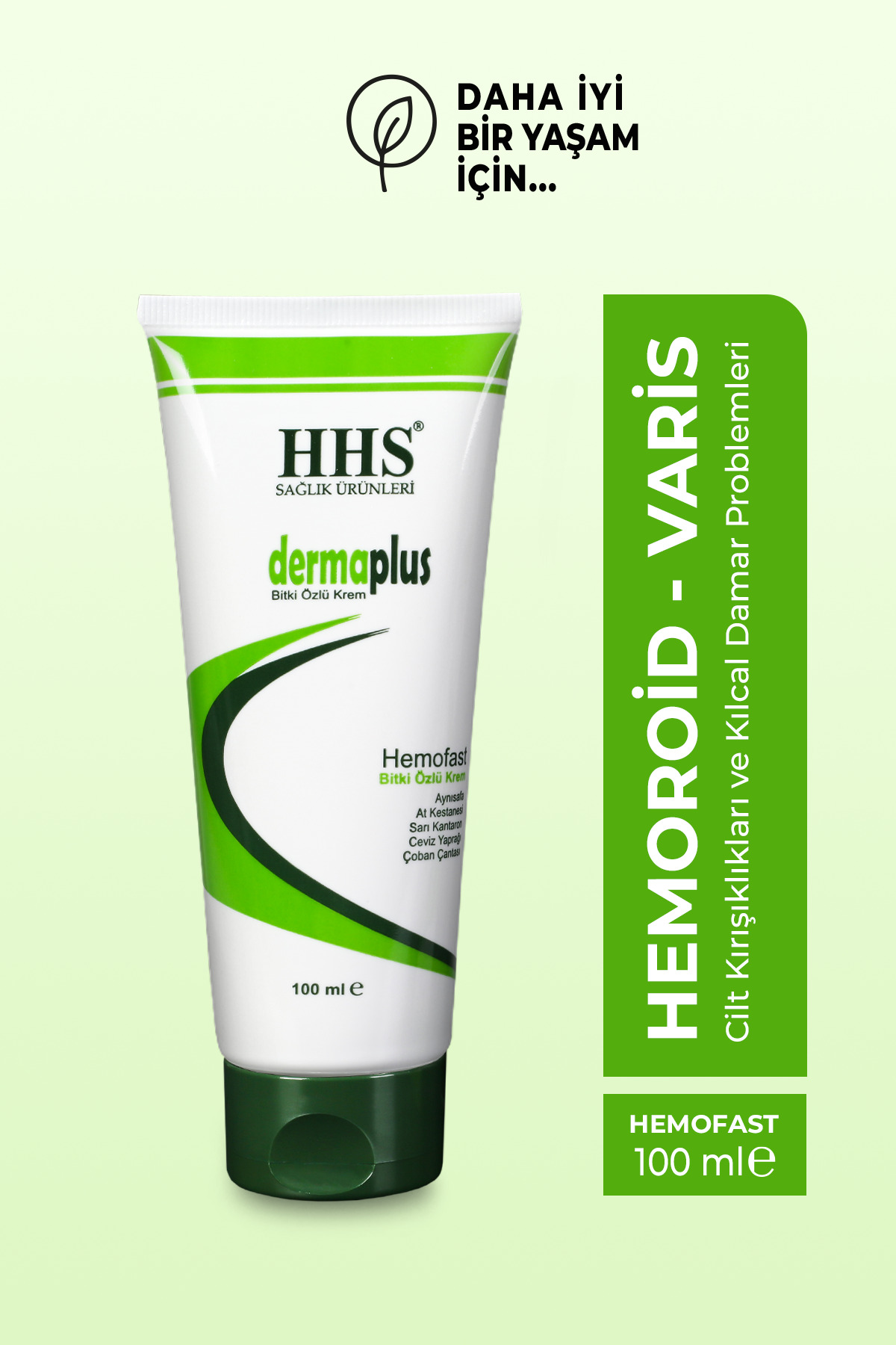 HHS SAĞLIK ÜRÜNLERİ Dermaplus H.emoroid - B.asur HEMOFAST Krem – 100 ml ...