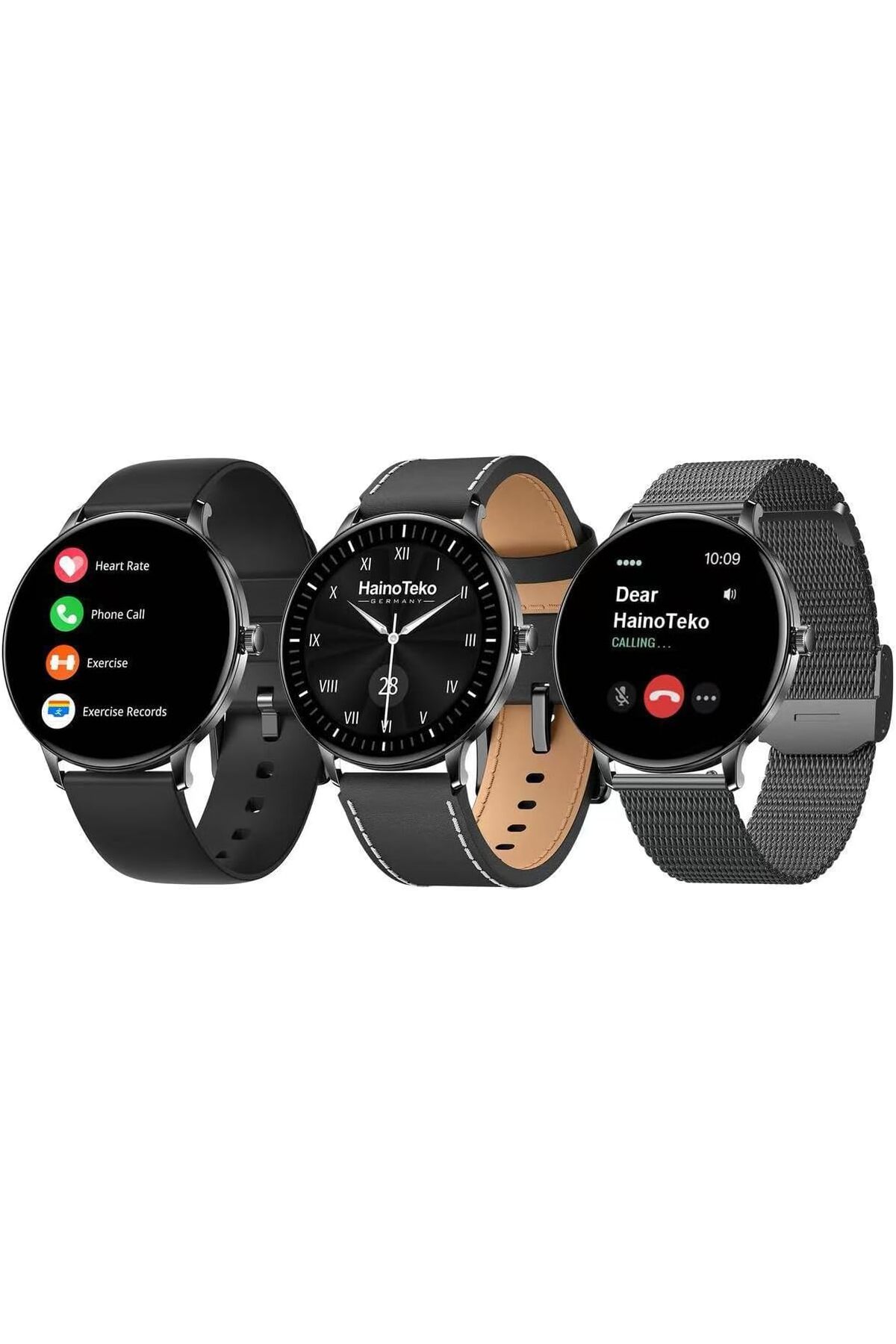 HAINOTEKO -27 Super Slim Waterproof Smartwatch with AMOLED, Bluetooth ...