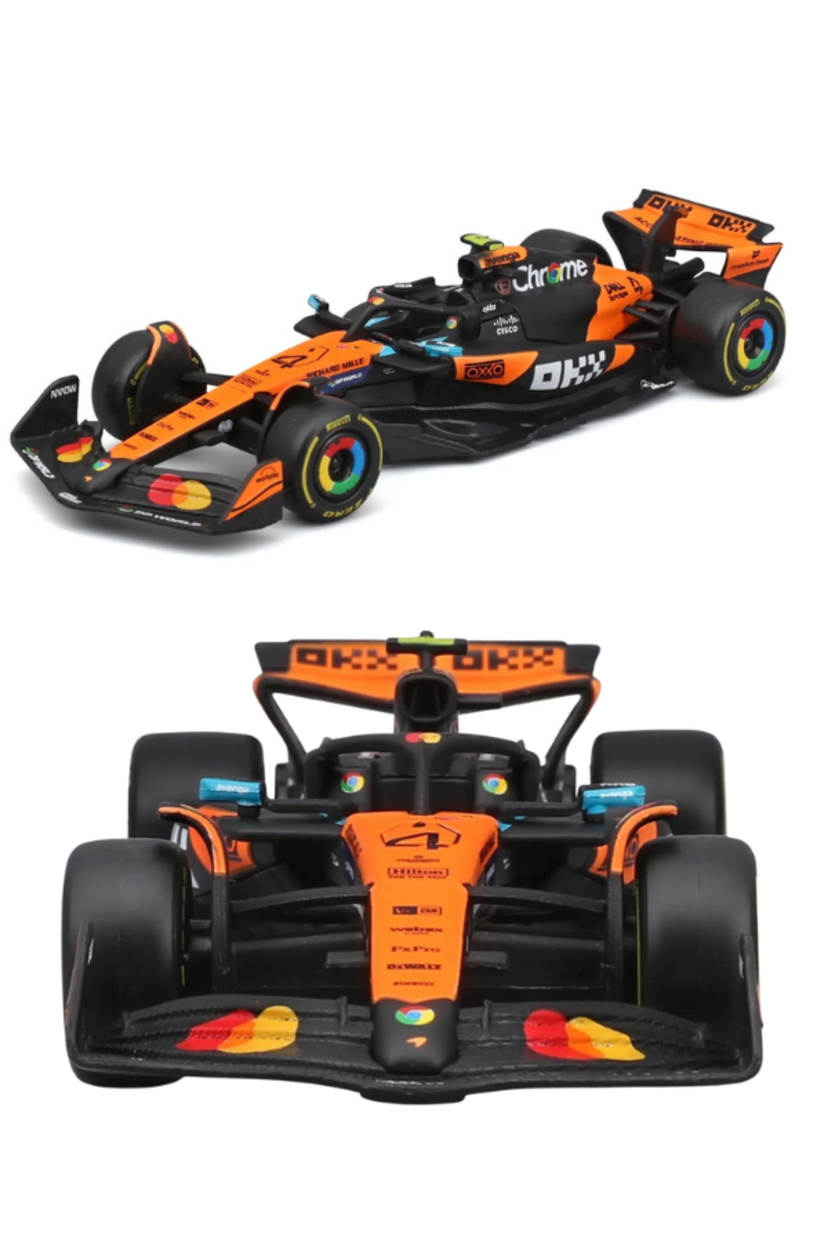 bebeym Mclaren Formula 1 Team F1 Aracı + Lando Morris Figür - 1:24 ...