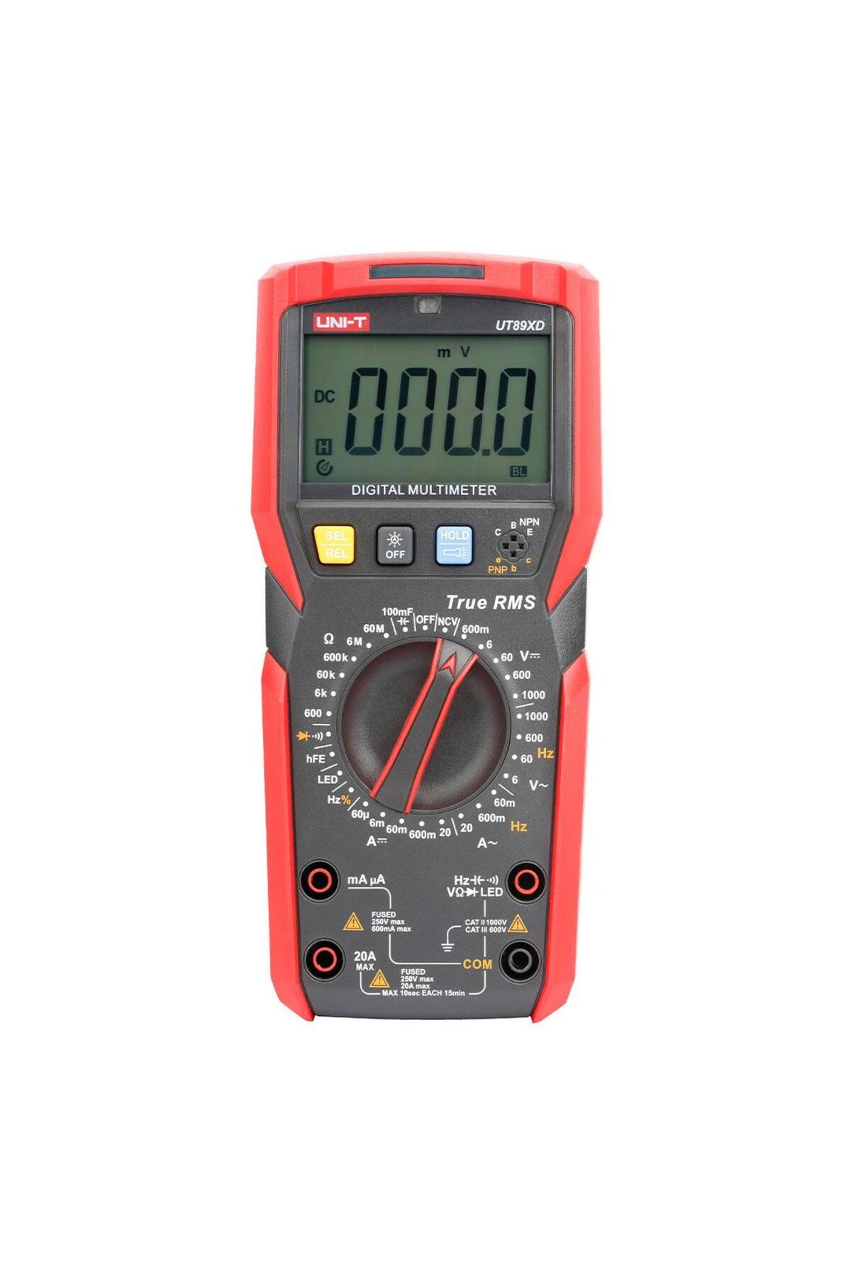 Terminatör Terminator Digital Multi Meter AC/DC 1000V, 20A Cap Hz hFE ...