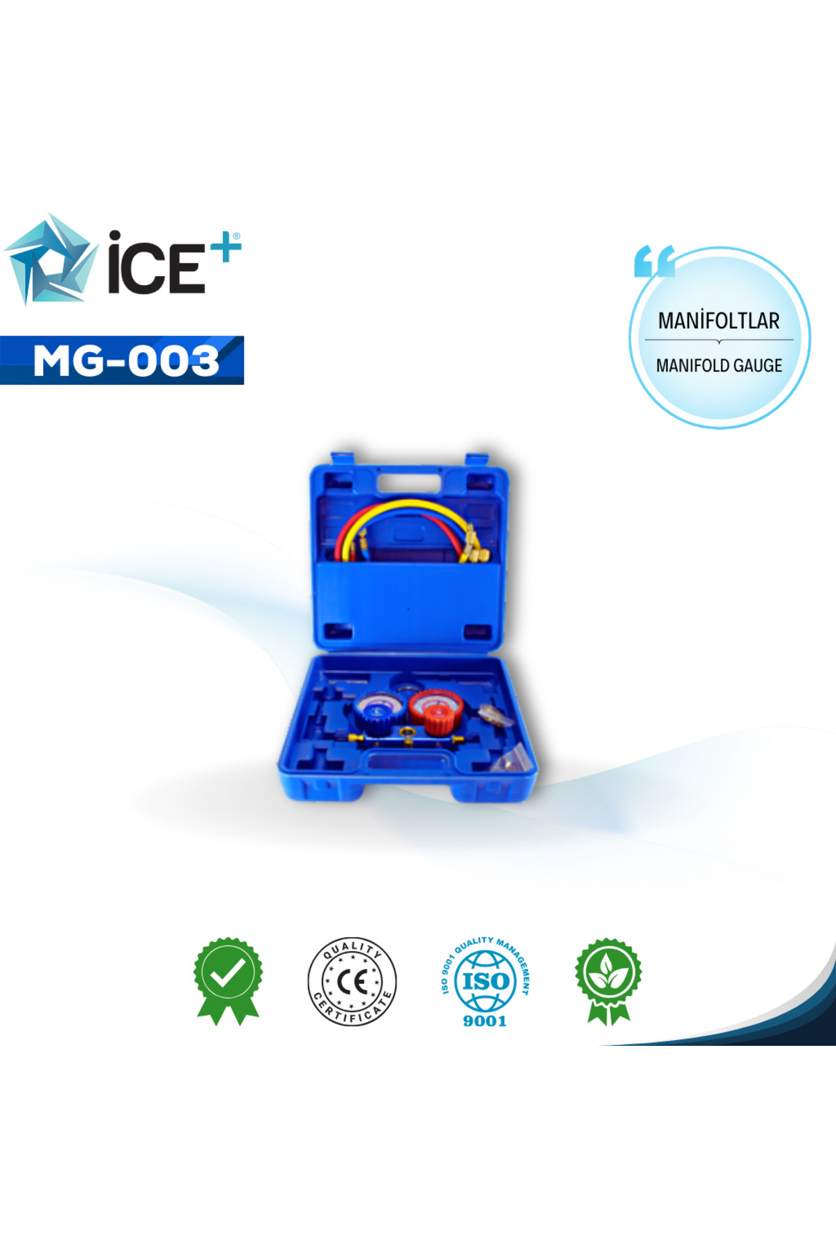 Cool Çantalı İkili Manifold Gaz saati Seti R22-R134-R32-R410-R407 ...