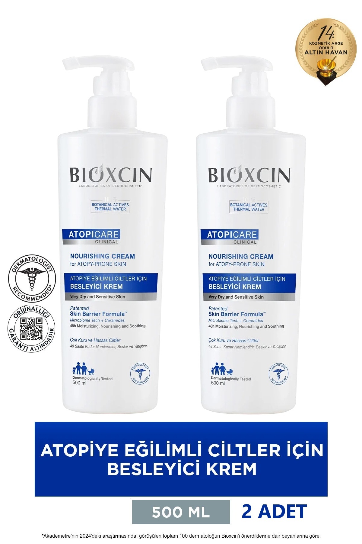 Bioxcin Atopicare Clinical Atopiye Eğilimli Ciltler Için Besleyici Krem ...
