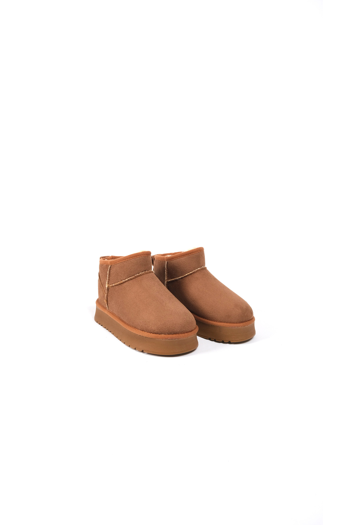 shop UCC İçi Kürklü Süet Kışlık kalın Taban Kız Erkek Çocuk Botu ...