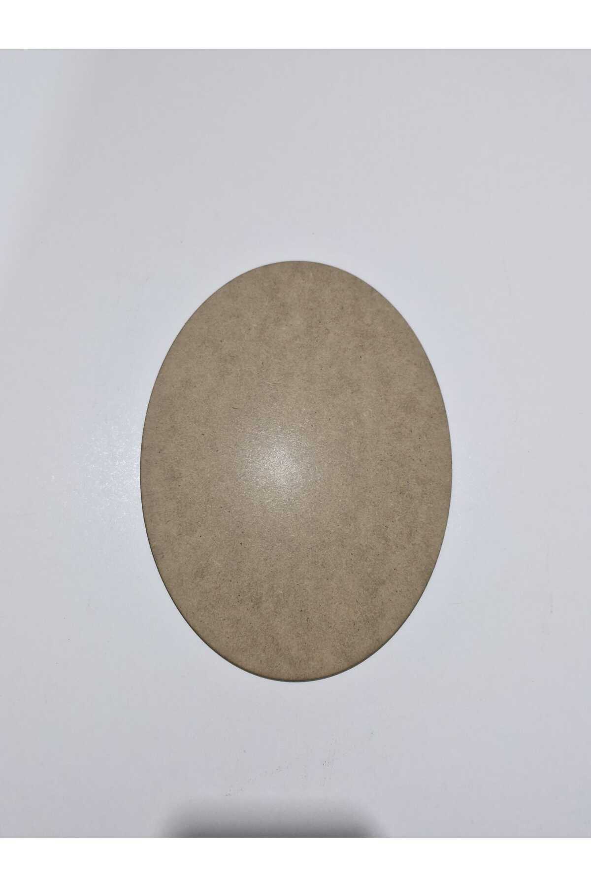 Sözen Home Design ELİPS OVAL 3 ADET supla duvar obje 3mm mdf 25 X 18 ...