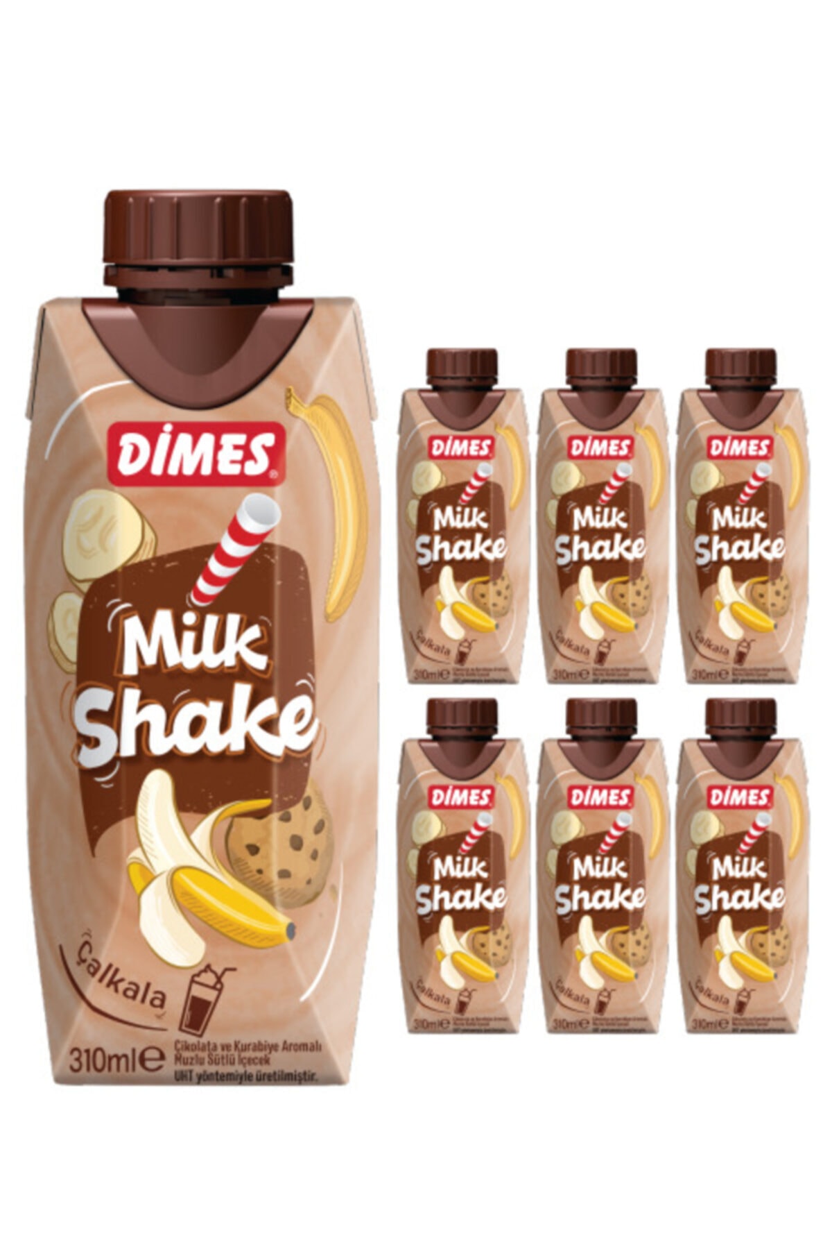 Dimes MilkShake Muzlu - Kurabiyeli 310 Ml x 6 ad - Fiyatı, Yorumları