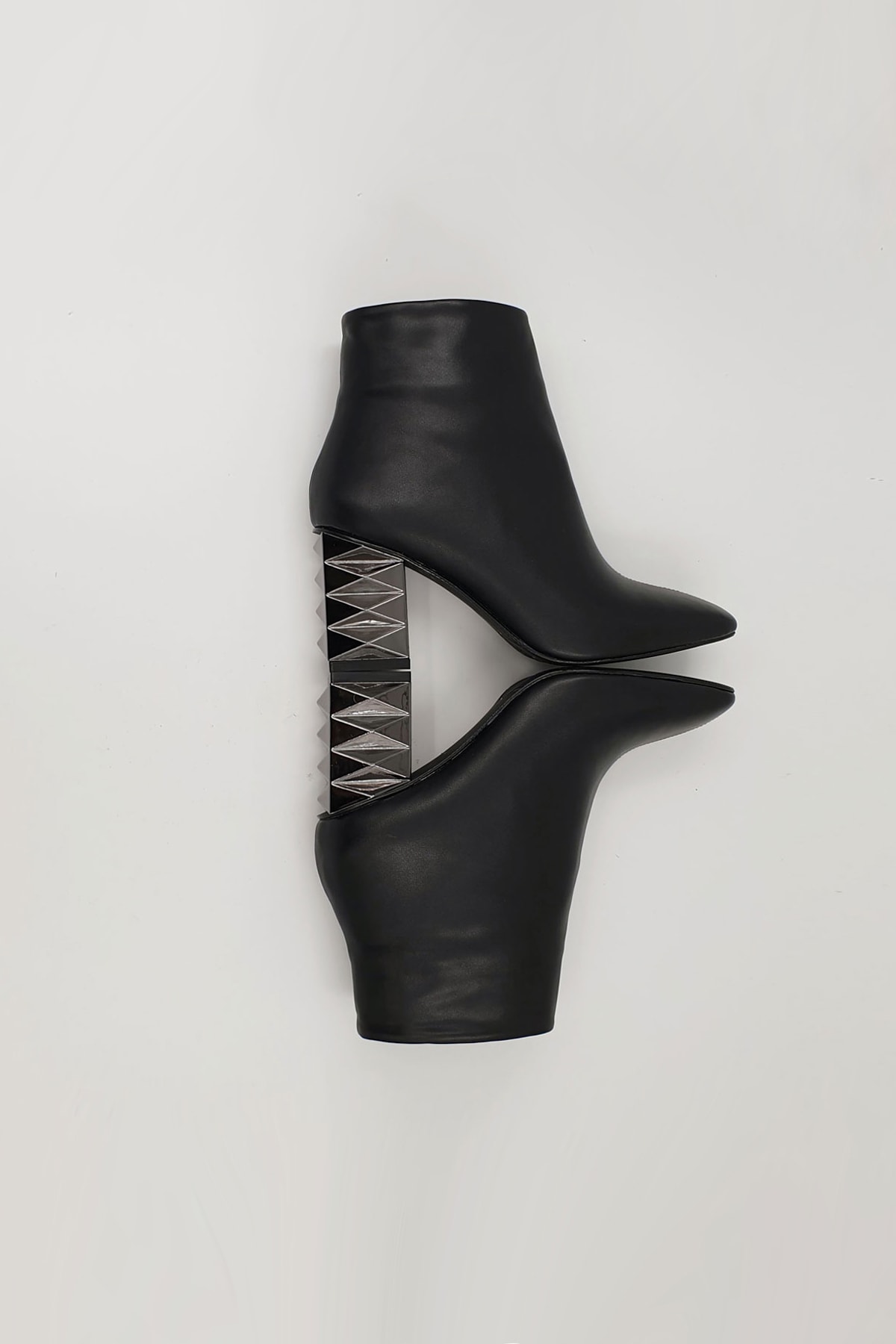 Marjin Kadın Cinolez Topuklu Bot Siyah