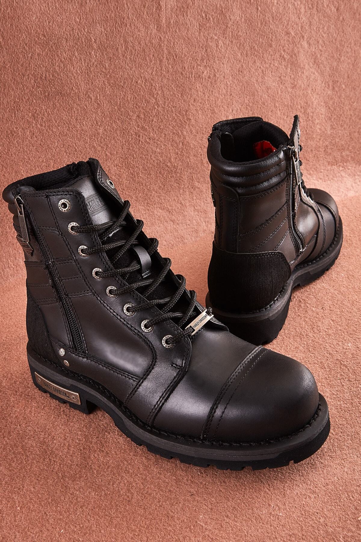 Harley Davidson Roger Black Deri Erkek Bot Harley Davidson Roger Black Deri Erkek Bot