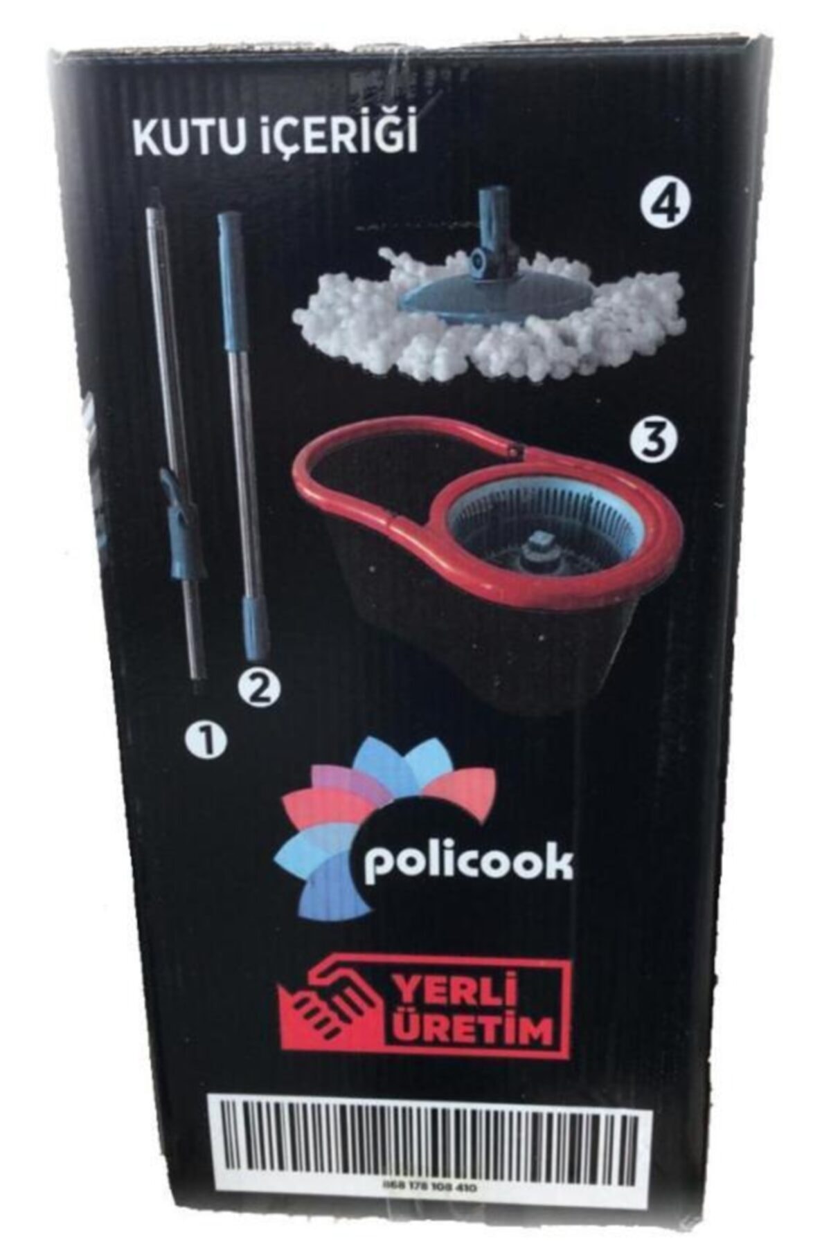 aqua tornado Policook Döner Başlıklı Mop Paspas Temizlik Seti Tornado ...